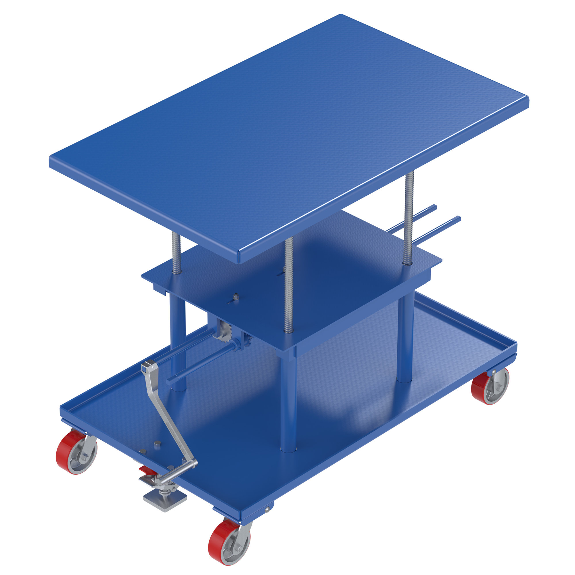 Vestil Mechanical Post Table — 48in.L x 30in.W, Low Profile, Model# MT ...