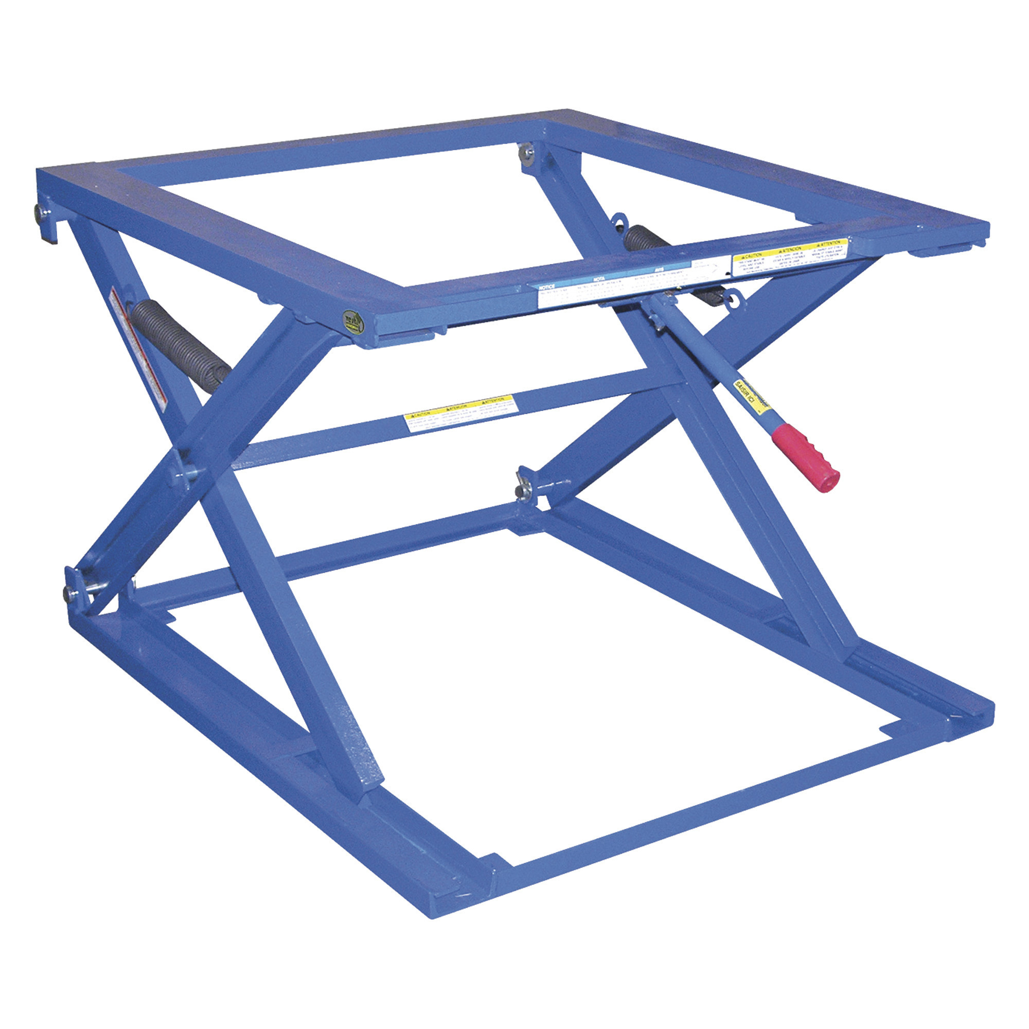 Vestil, ADJUSTABLE PALLET STAND, Capacity 5000 lb, Lowered Height 10 in ...