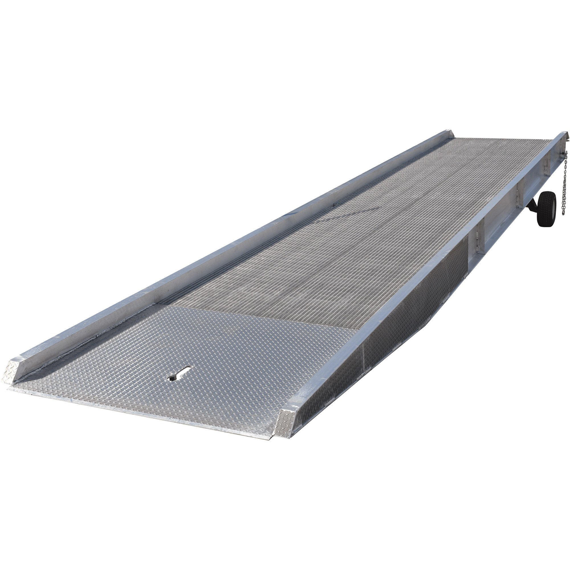 Vestil Yard Ramp — Aluminum with Aluminum Grating, 16,000-Lb. Capacity ...