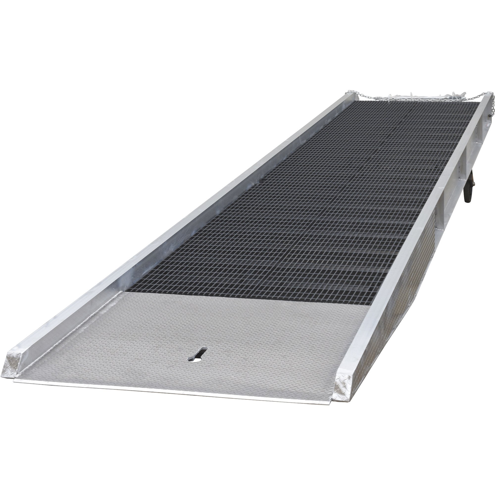 Vestil Yard Ramp — Aluminum with Steel Grating, 30,000-Lb. Capacity, 30 ...