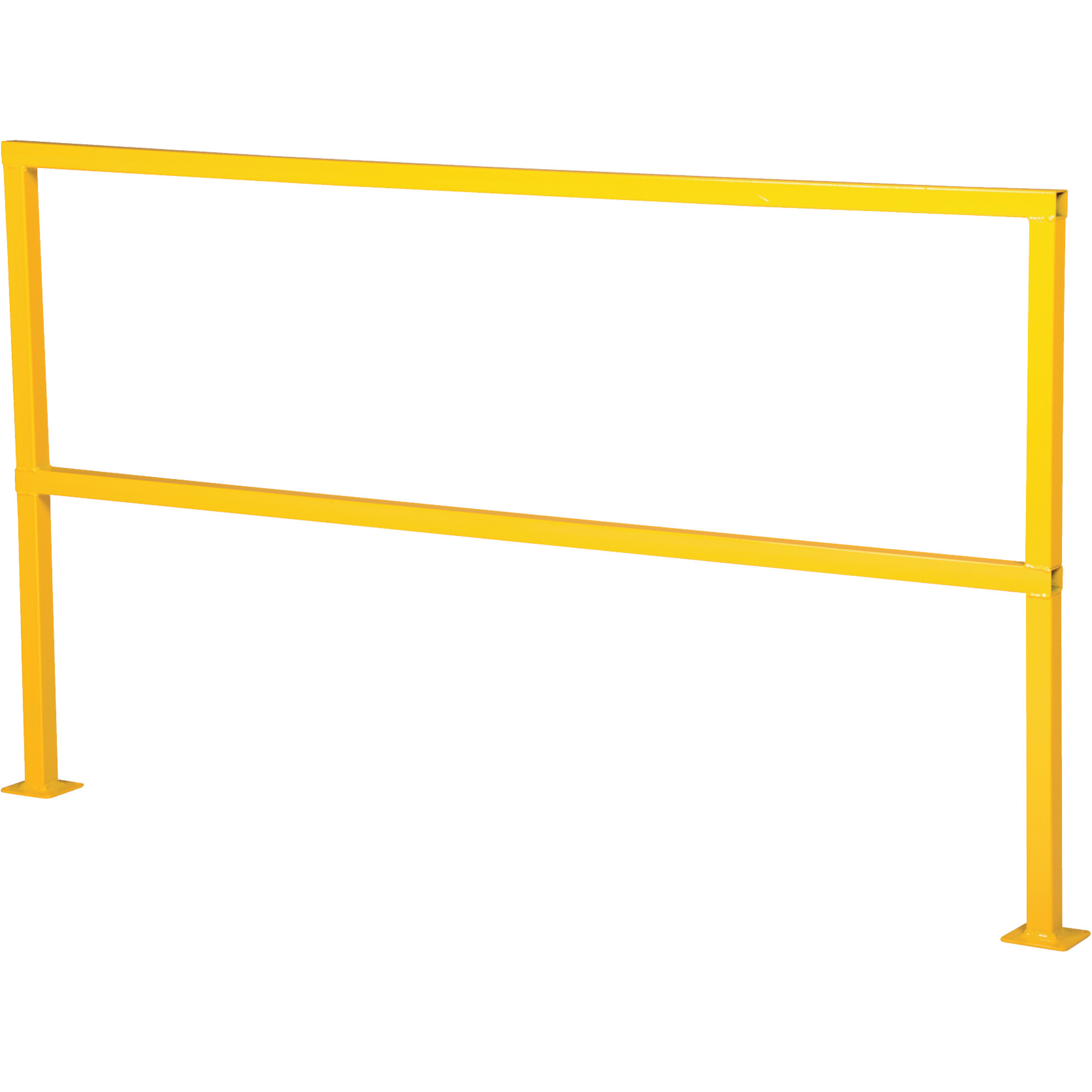 Vestil Steel Square Safety Handrails - 74.5in.L x 42in.H, Heavy-Duty ...