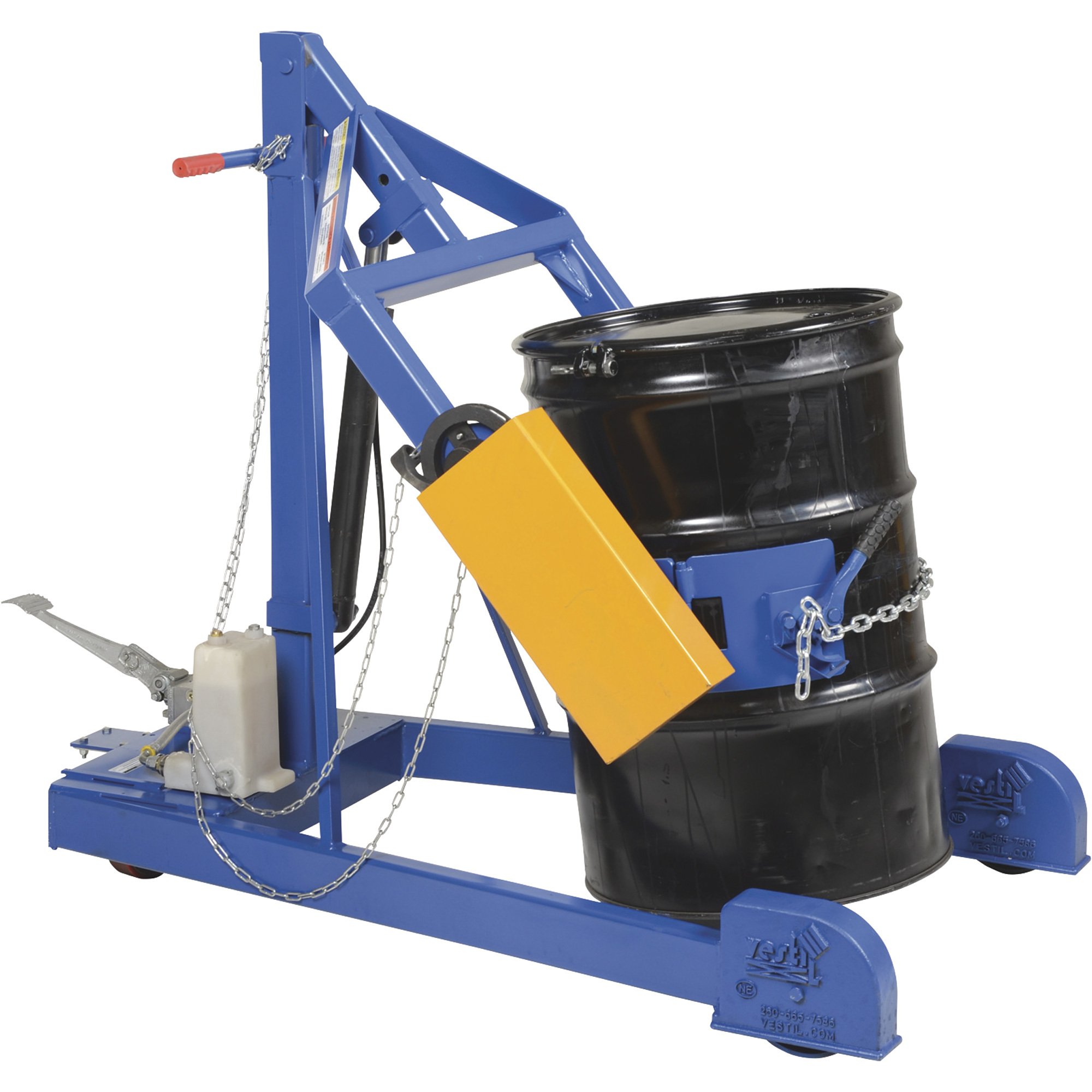 Vestil Portable Drum Carrier/Rotator/Boom — Manual with Pull Chain ...