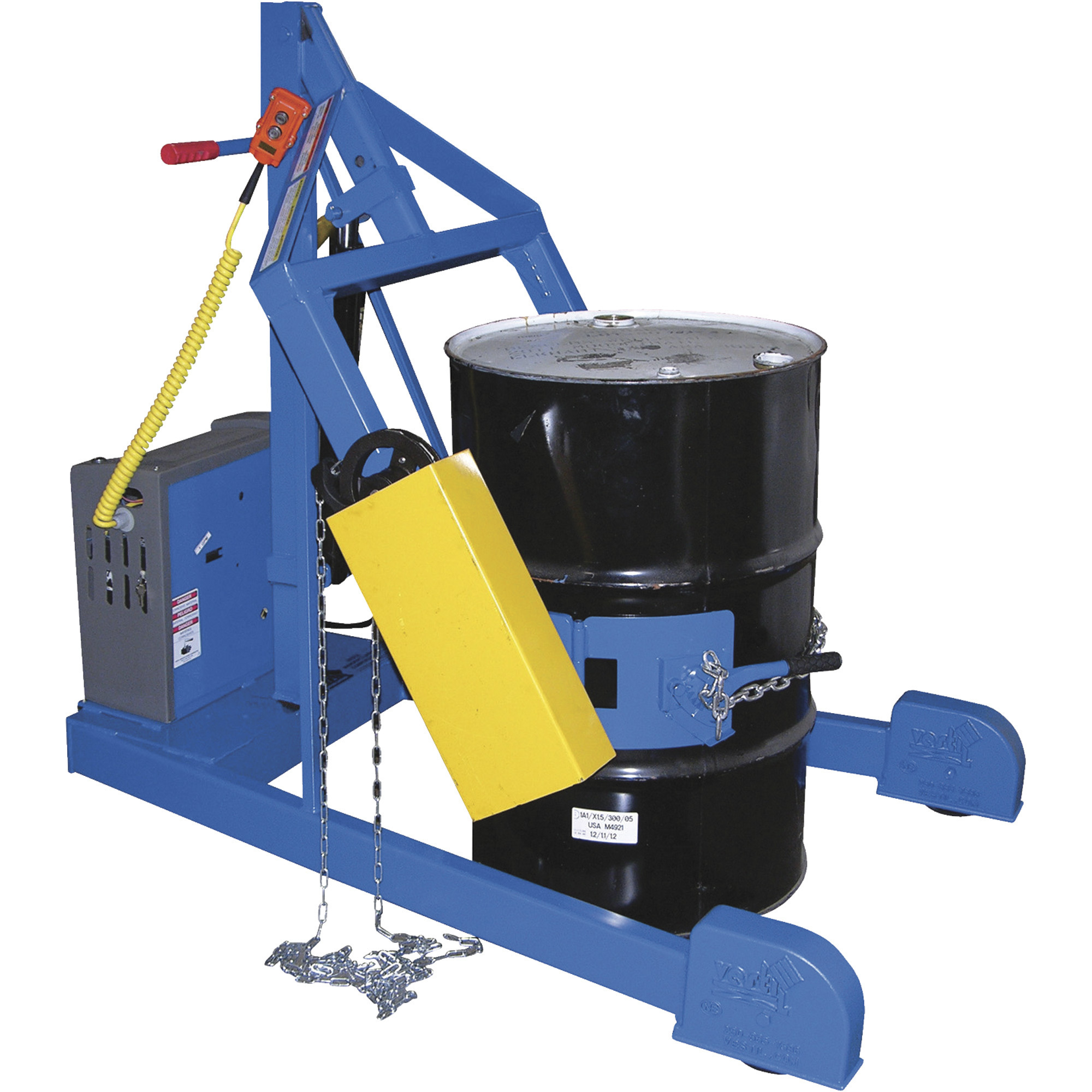 Vestil Portable Drum Carrier/Rotator/Boom - 800-Lb. Capacity, 80 5/8in ...