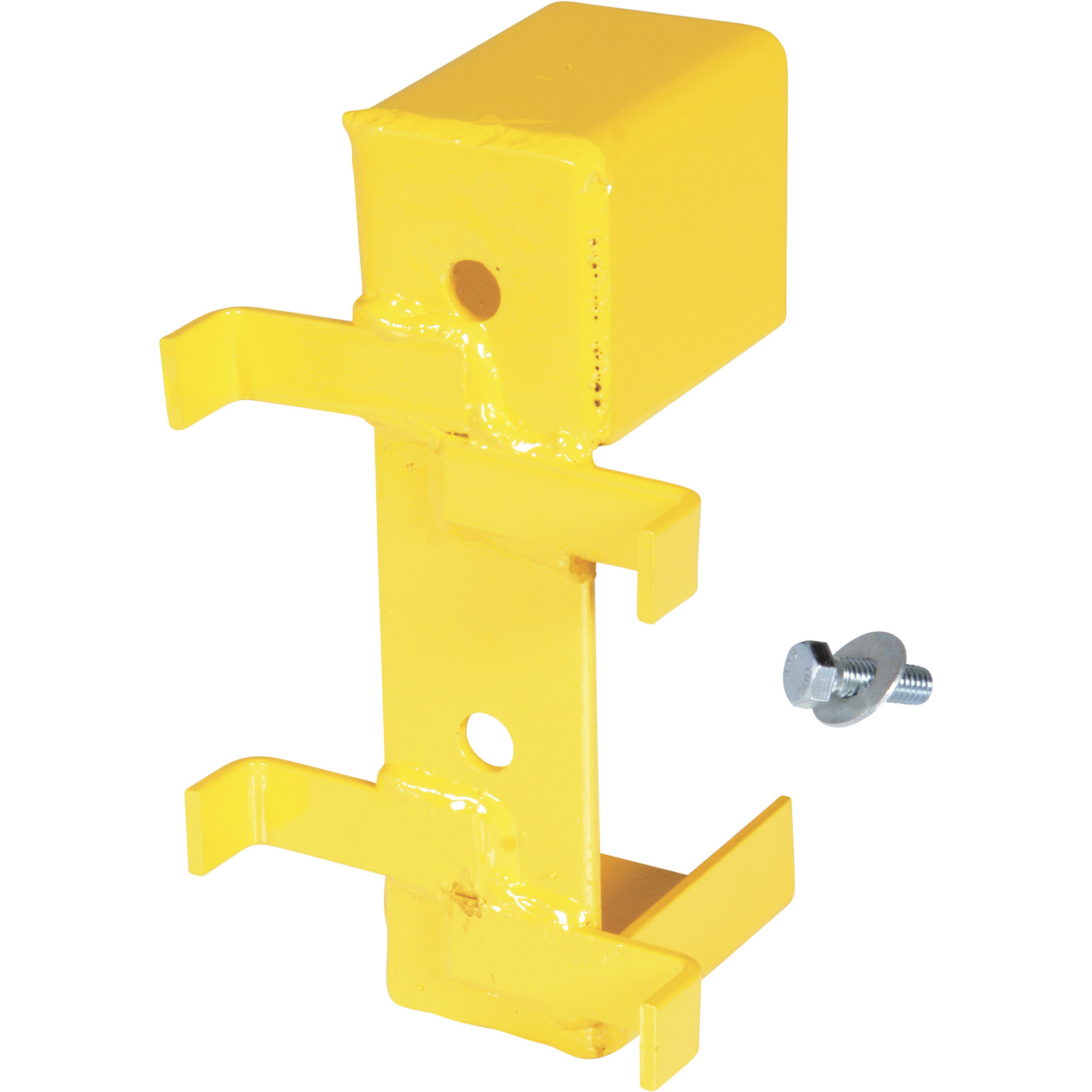 Vestil Post Bracket for Structural Guard Rail, Model# GR-STC8-DI-BKT-YL ...