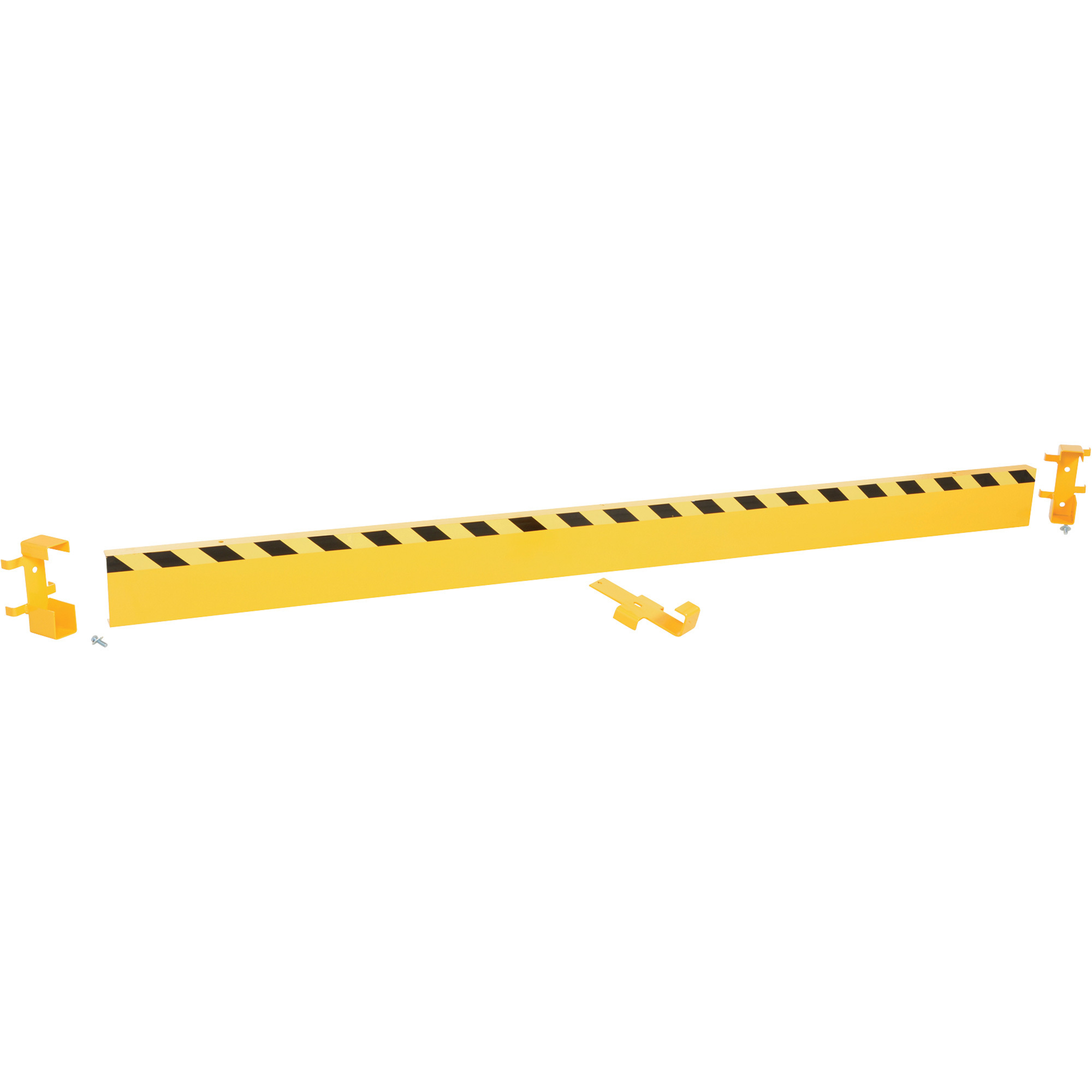 Vestil Structural Steel Guard Rail System, 120in.L, 8in.H, Model# GR ...
