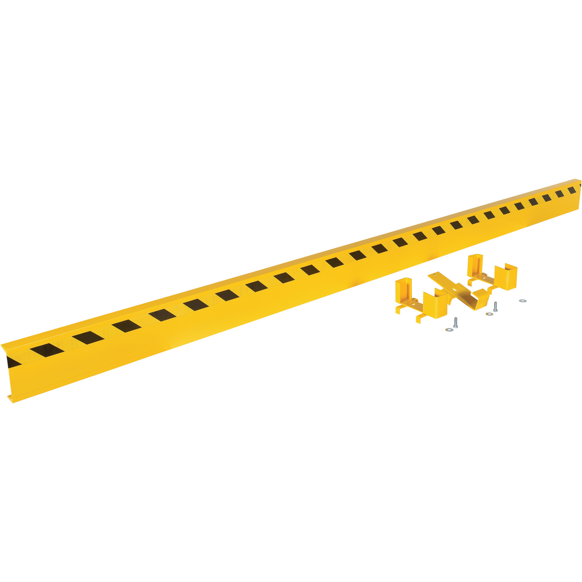 Vestil Structural Steel Guard Rail System - 144in.L x 8in.H, C-Channel ...