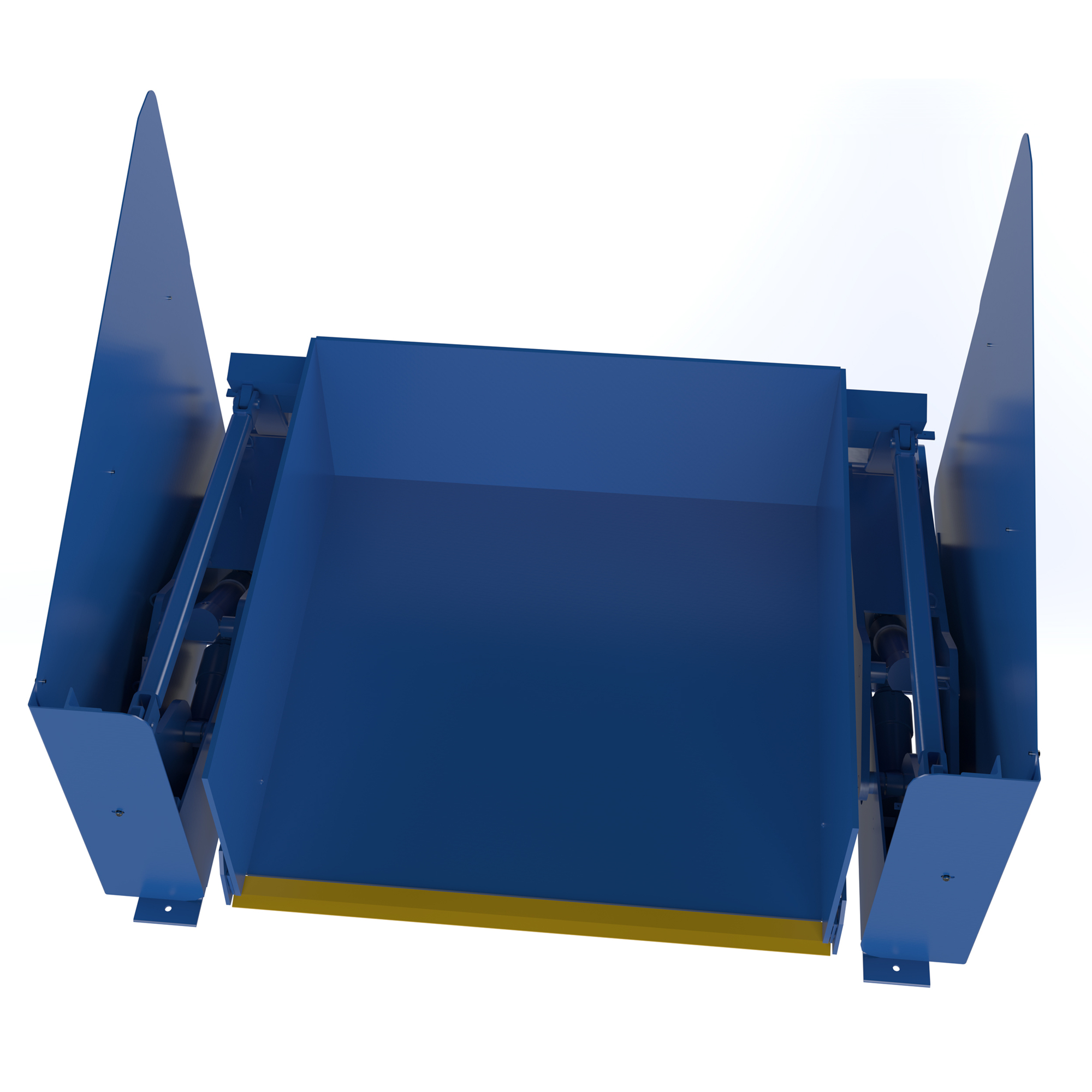 Vestil, Zero Lift Tilt Table, Capacity 4000 lb, Lowered Height 0.5 in ...