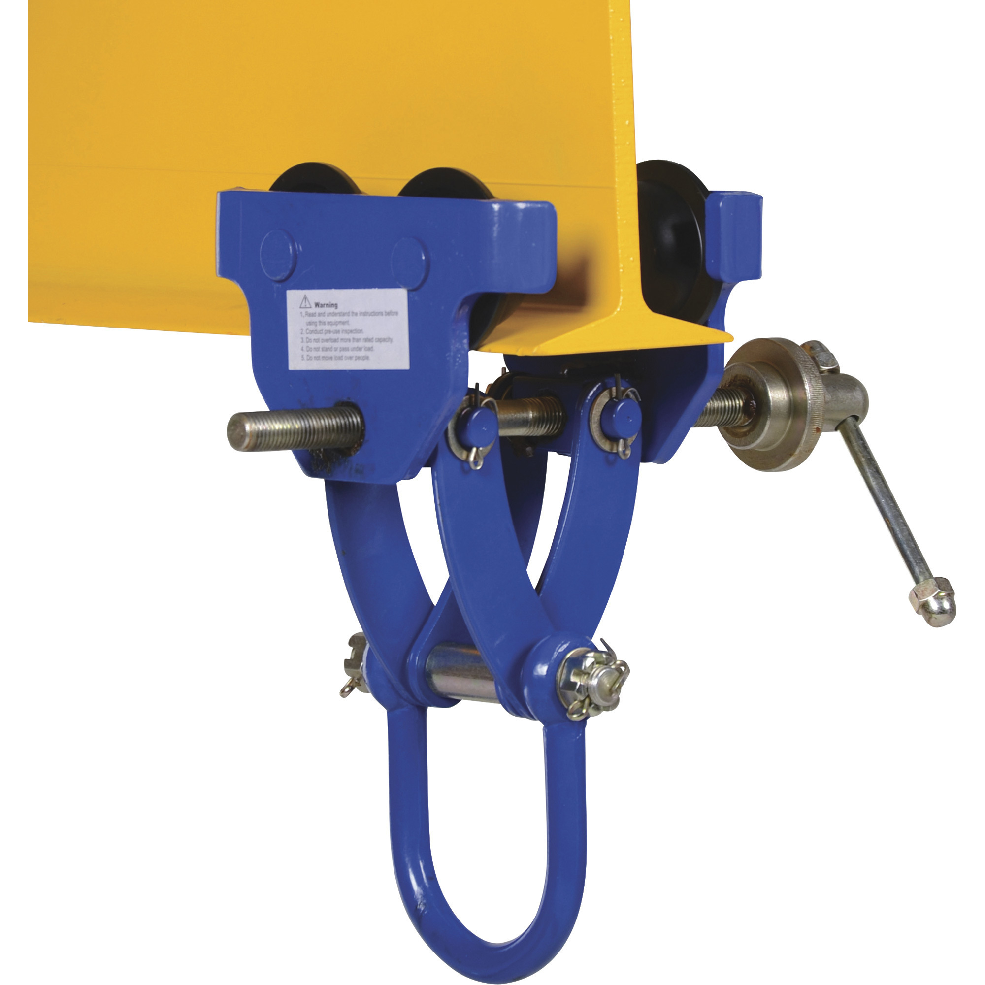 Vestil Quick Install Manual Trolley, 4,000-Lb. Capacity, Model# QIT-4 ...