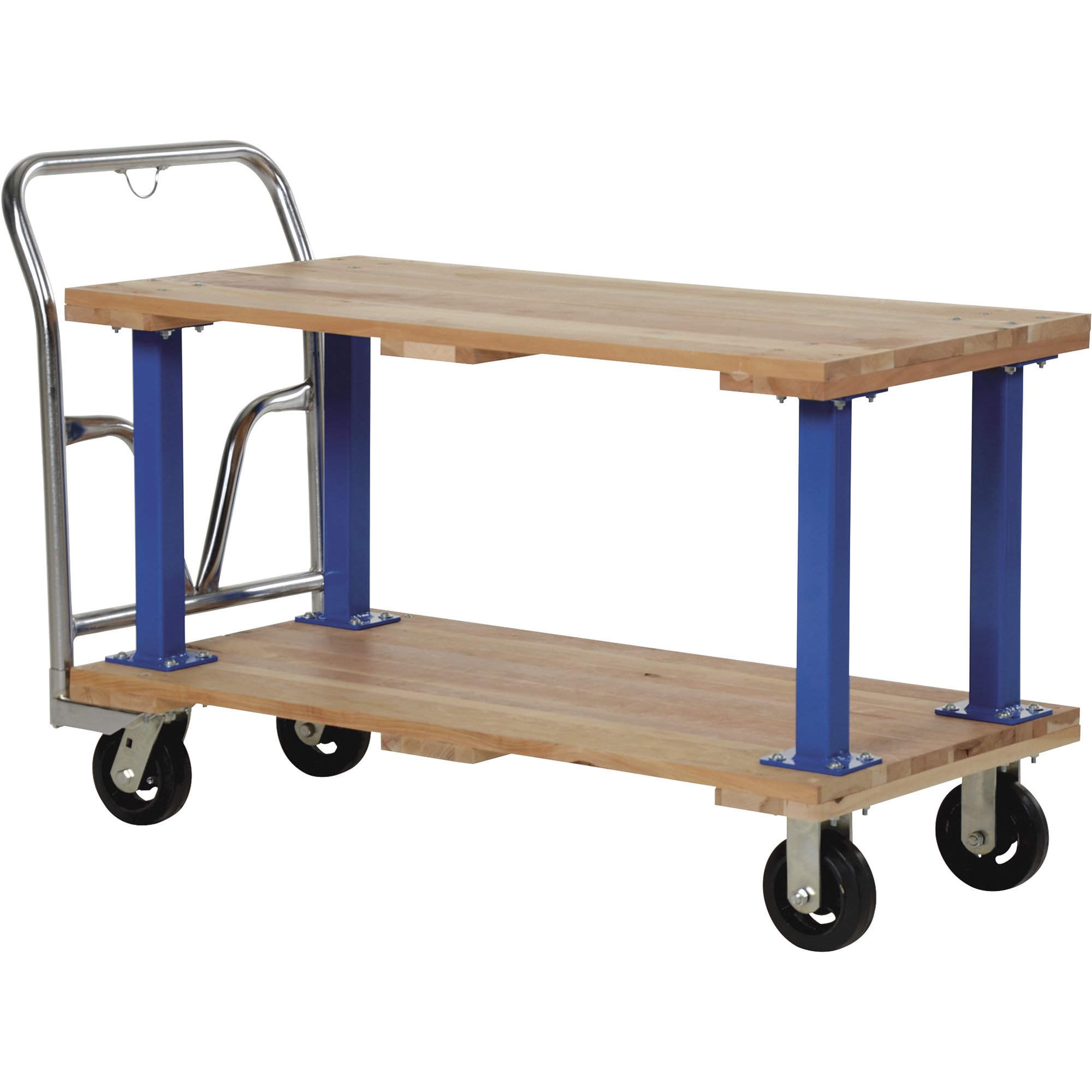 Vestil Double Decker Hardwood Platform Cart | Northern Tool