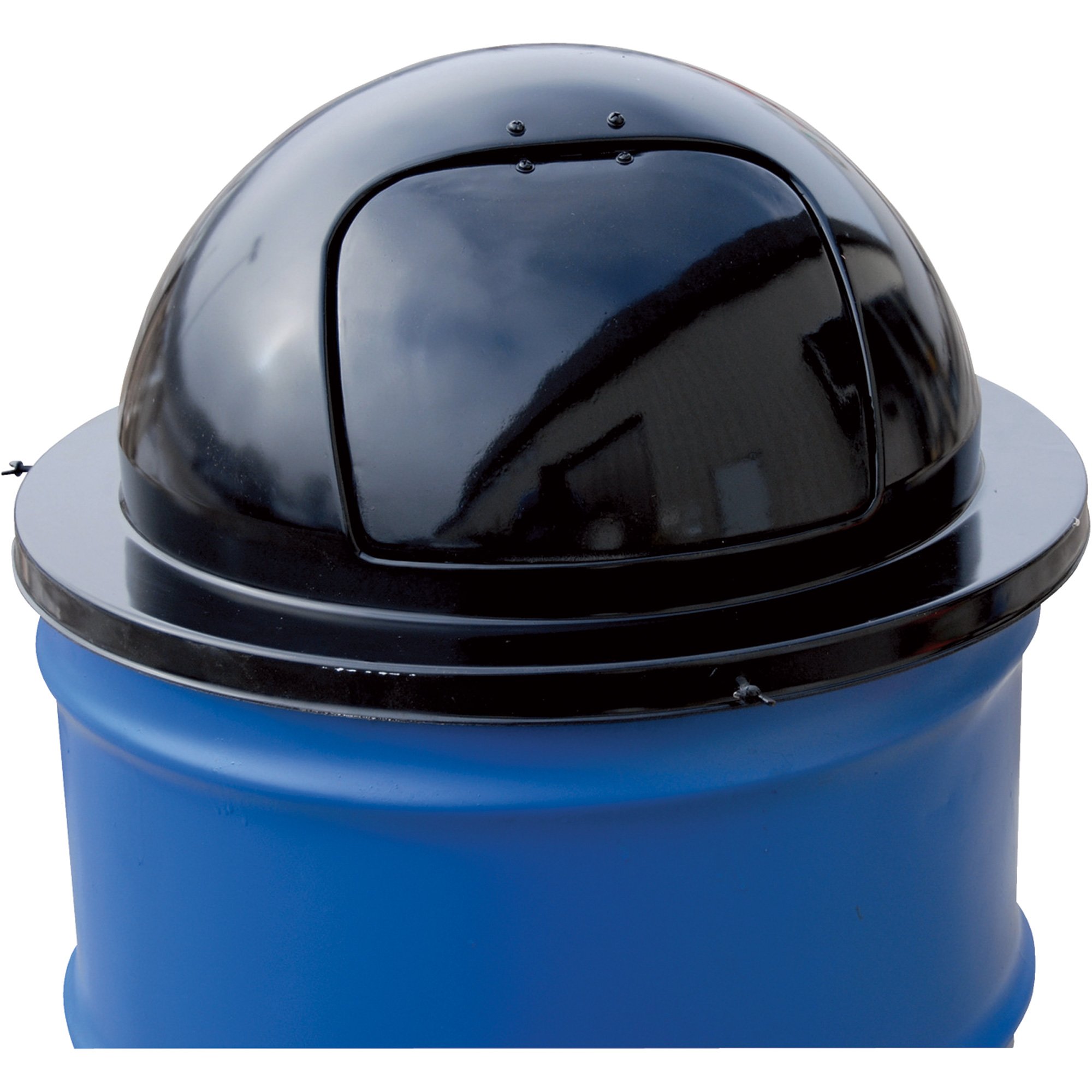 Vestil General Waste Disposal Tops — Black, Model# TRASH-TOP-BK ...