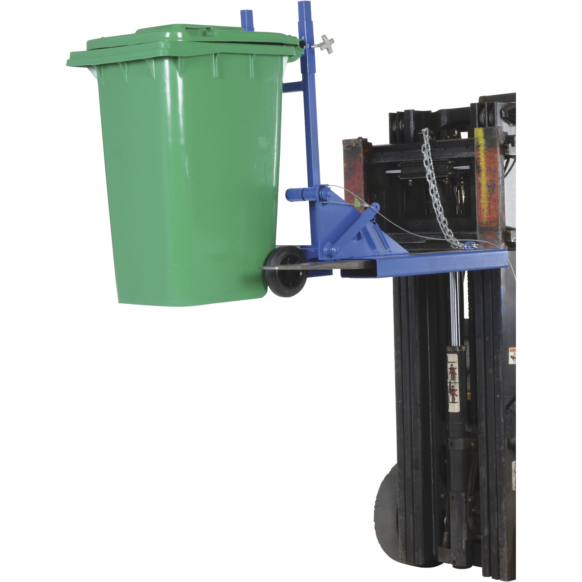 Vestil Fork Mounted Trash Can Dumper, 1,000-lb. Capacity, Model# FM-T ...