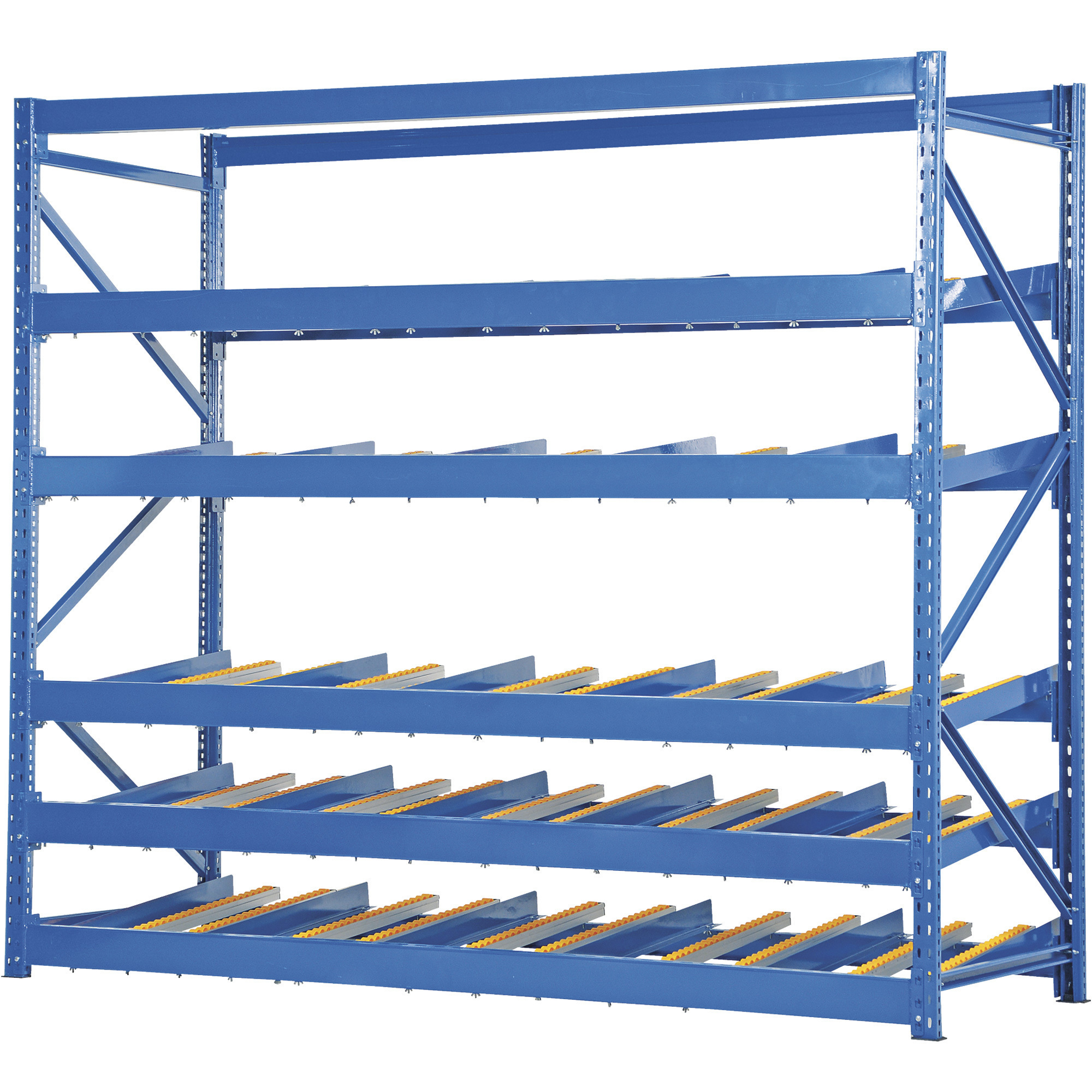 Vestil, Steel Carton Flow Rack 3 Ft. Length 5 Level 1,000 Lb. Capacity ...