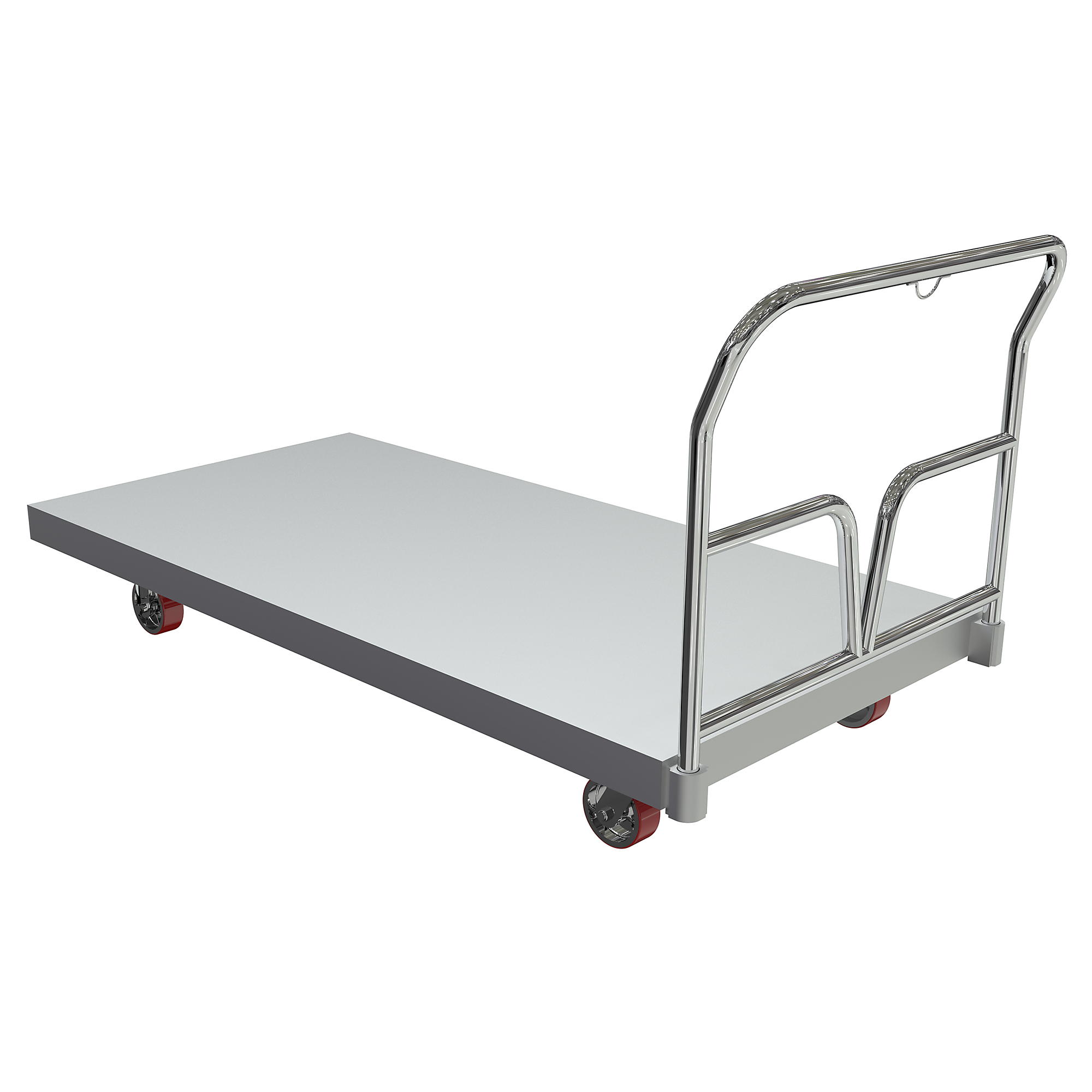 Vestil Aluminum Sheet Deck Platform Truck, 3600-Lb. Capacity, 72in.L x 36in.W, Model# ASD-3672 ...