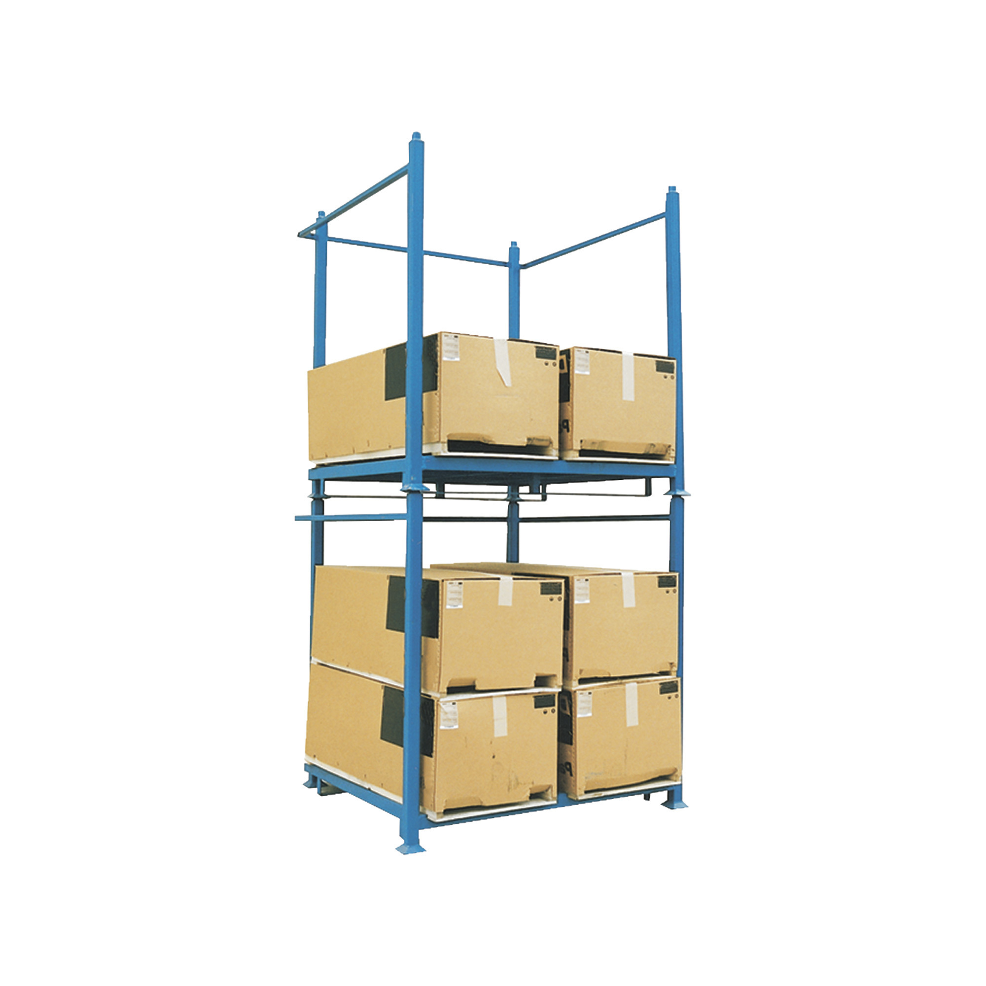Vestil Nestable/Stackable Rack Unit, 48in.W x 42in.D x 48in.H, 4000-Lb ...