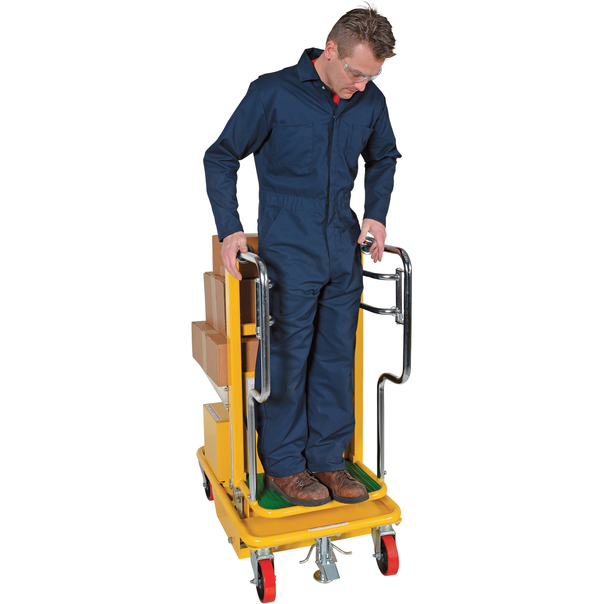 Vestil Electric Order Picker, 440-Lb. Capacity, 47 1/2in.L x 24 3/4in.W ...