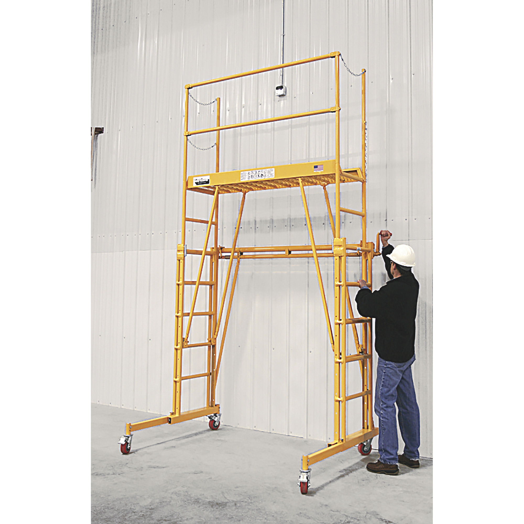 Tele-Tower Adjustable Work Platform, 800-Lb. Capacity, Up to 18ft ...