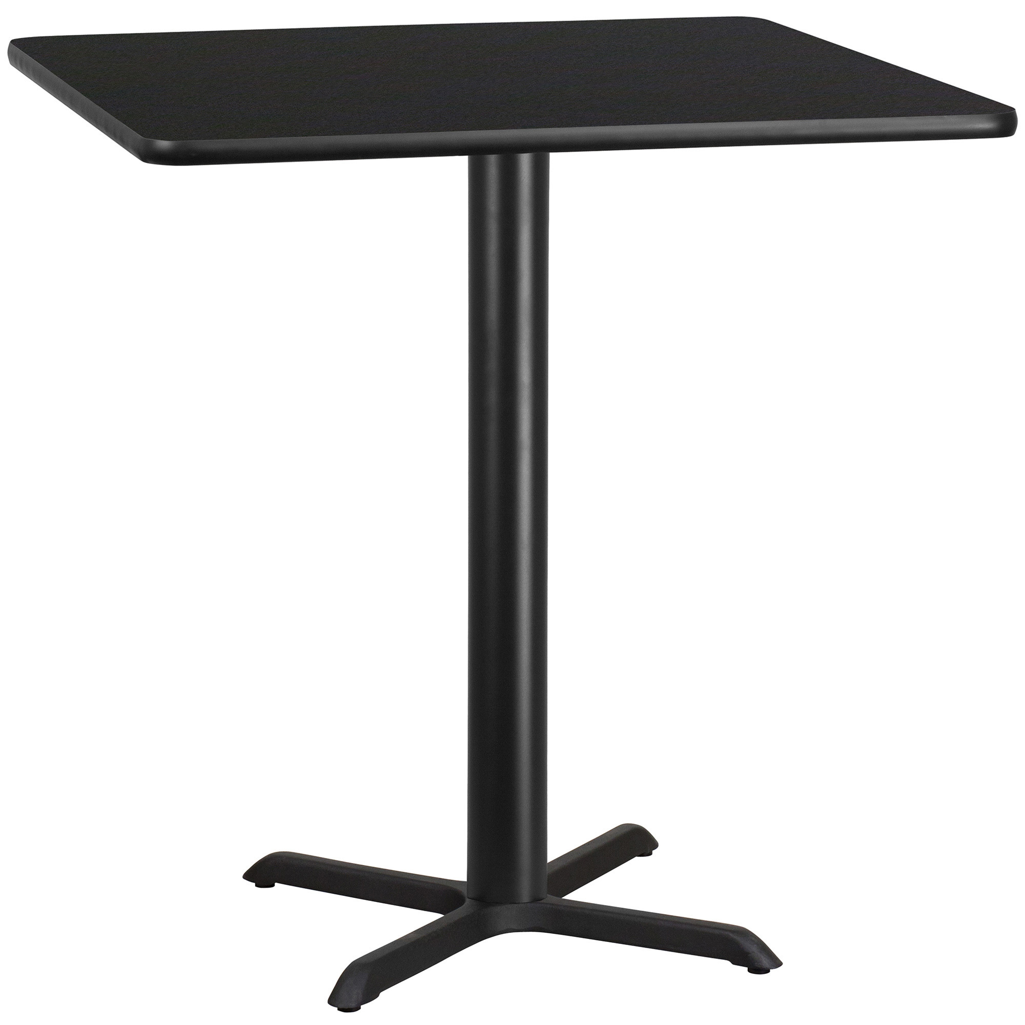 Flash Furniture 42in. Square Table with Laminate Top and X-Base ...