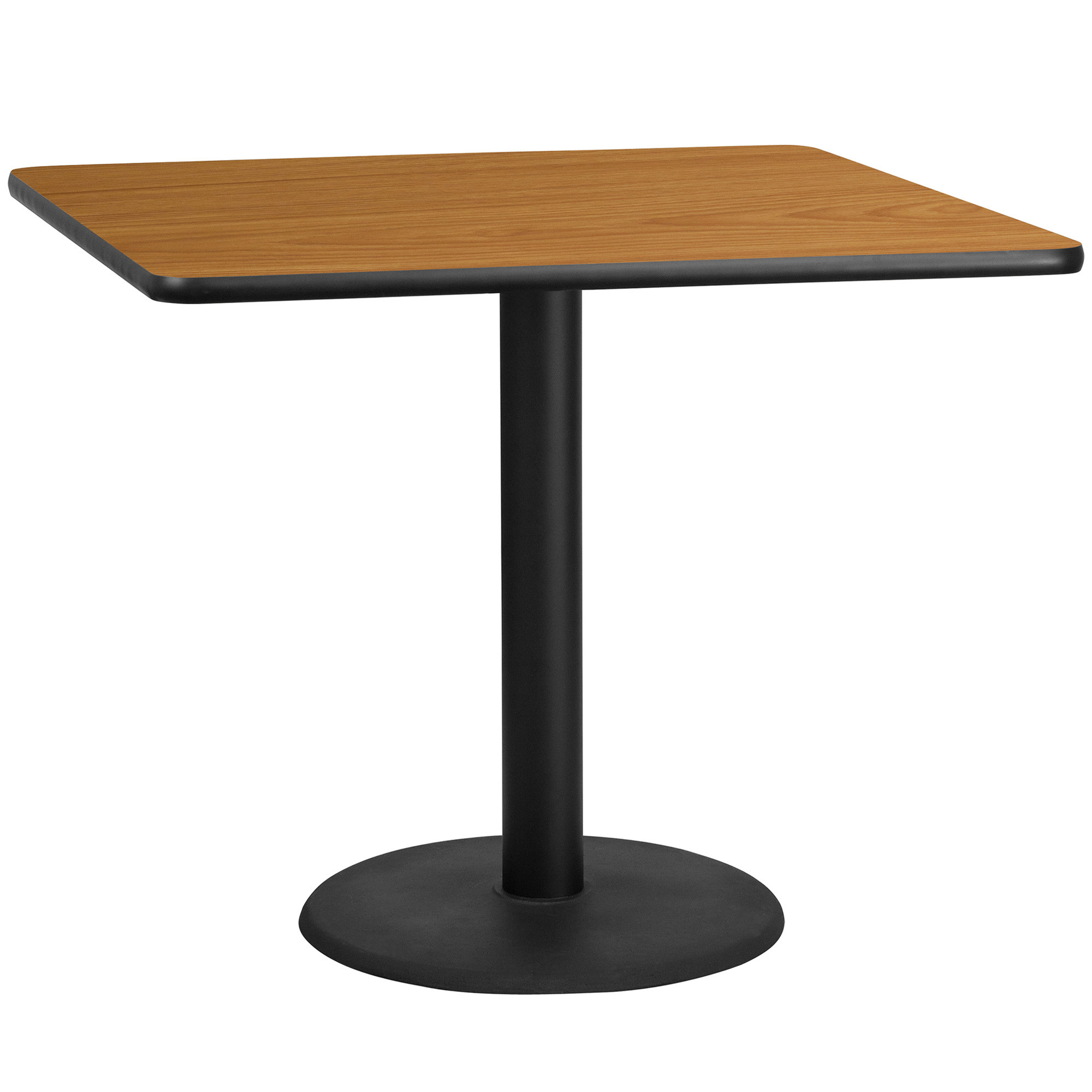 Flash Furniture 42in. Square Table with Laminate Top and X-Base ...