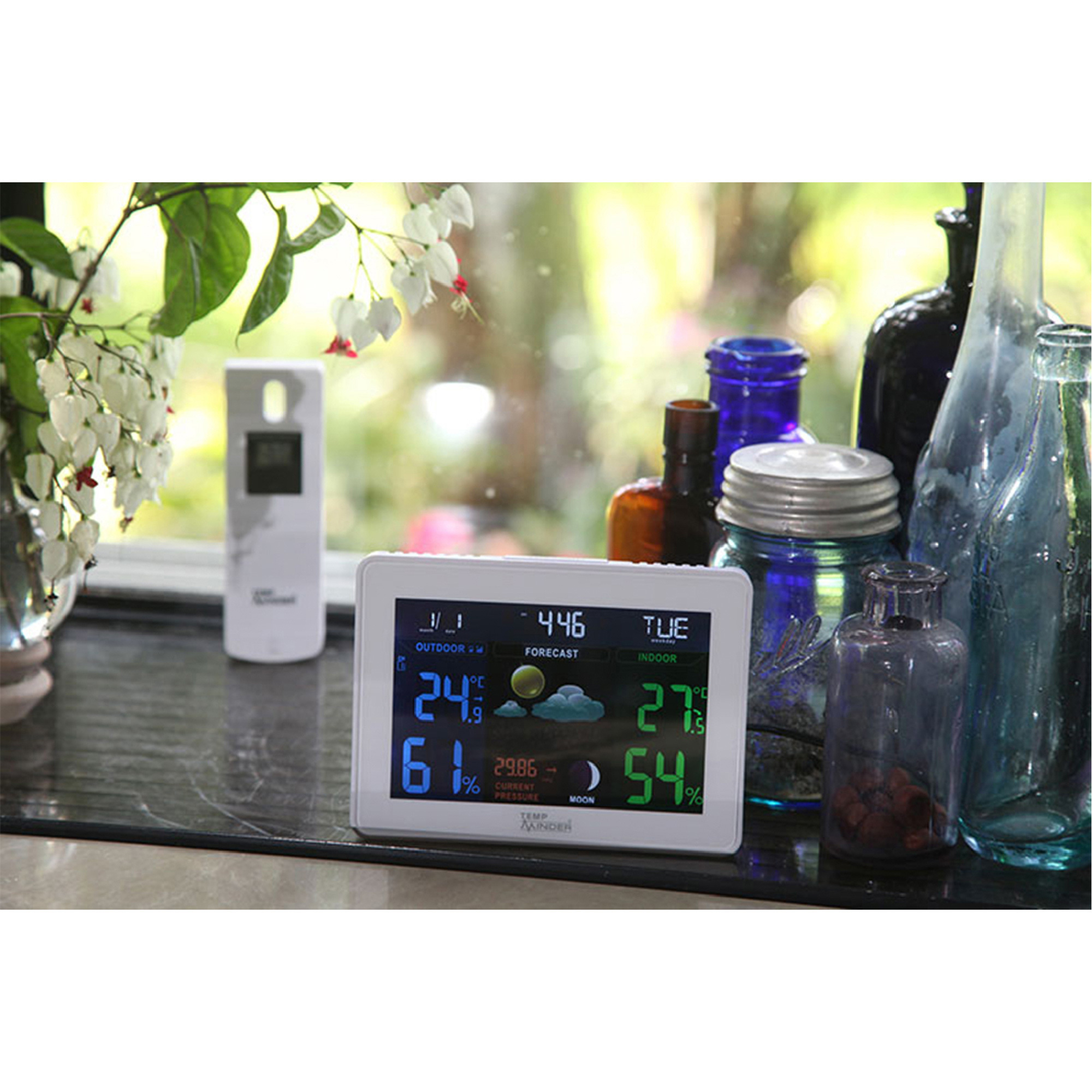 TempMinder Wireless Color Weather Station — Model# MRI-823MXC ...