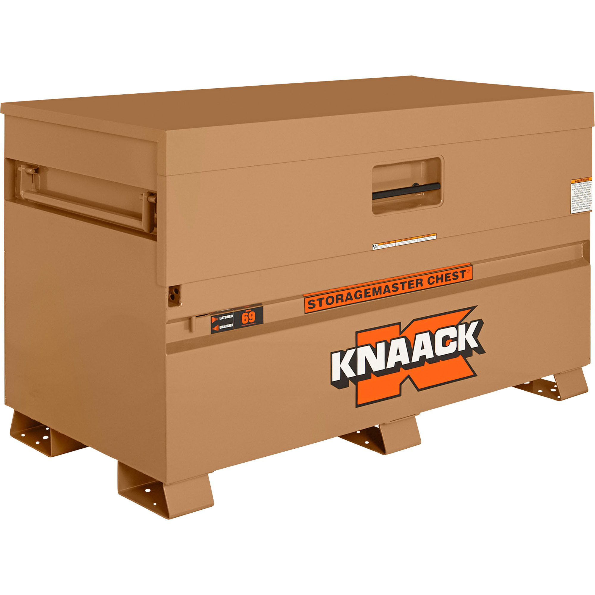 KNAACK Storagemaster Jobsite Piano Box, Tan, 35.3 Cu. Ft., 60in.W x ...