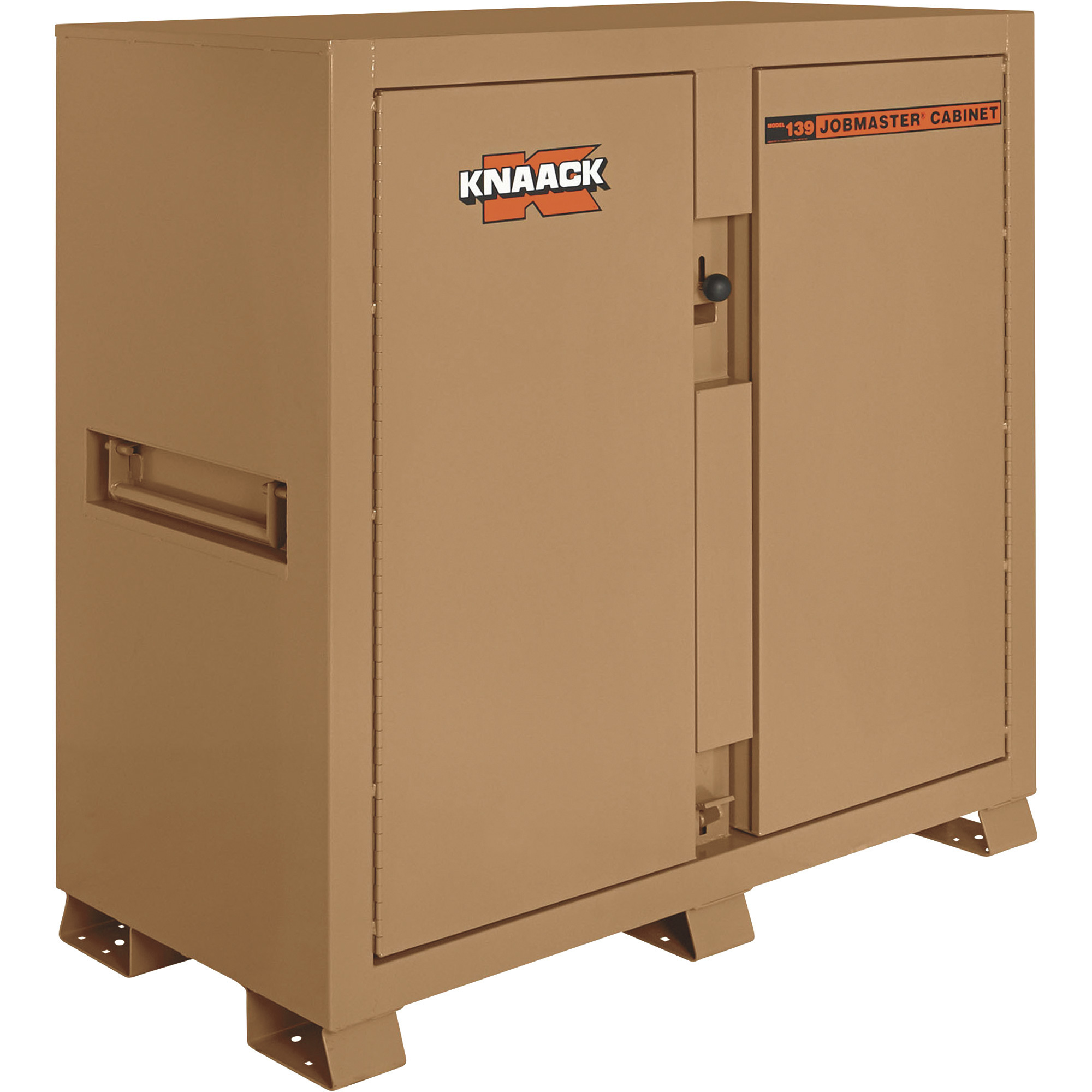 KNAACK Jobmaster Cabinet, Tan, 59.4 Cu. Ft., 60in.W x 30in.D x 60in.H ...