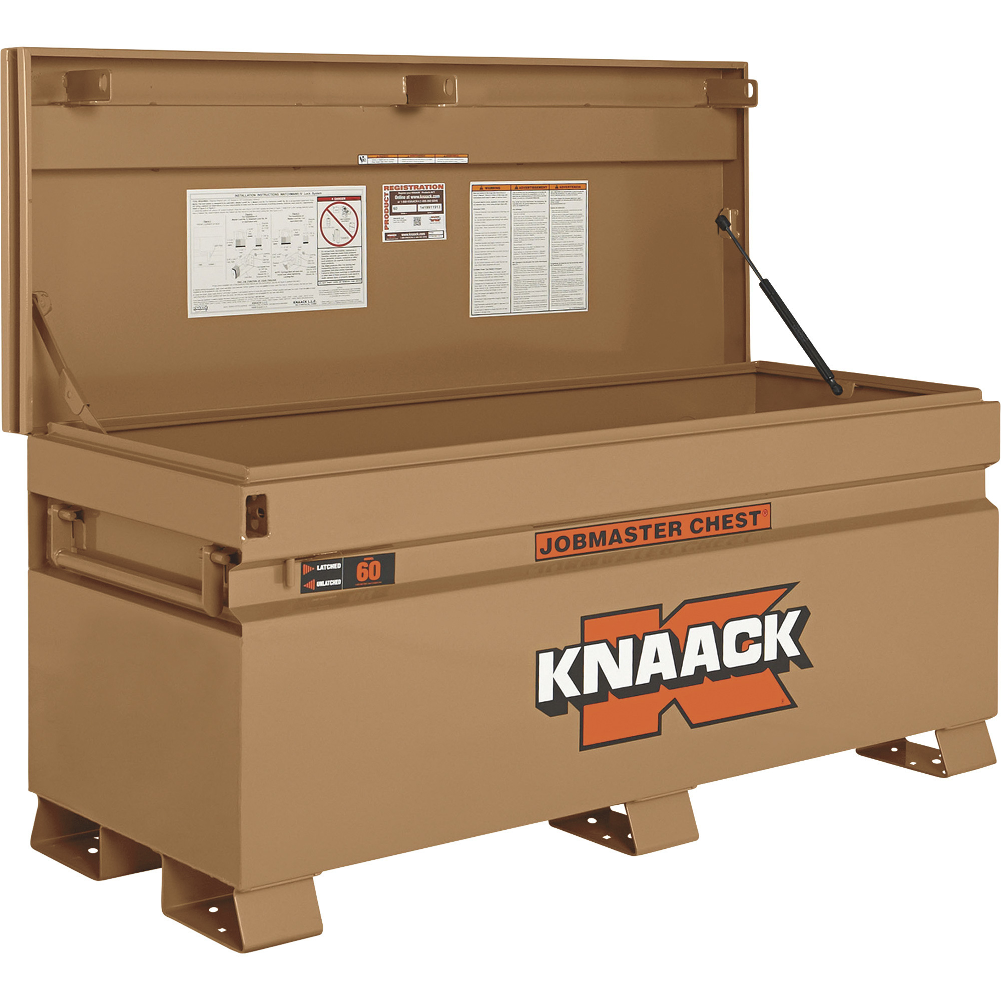 KNAACK Jobmaster Tool Box, 20.25 Cu. Ft., 60in.W x 24in.D x 28.25in.H ...