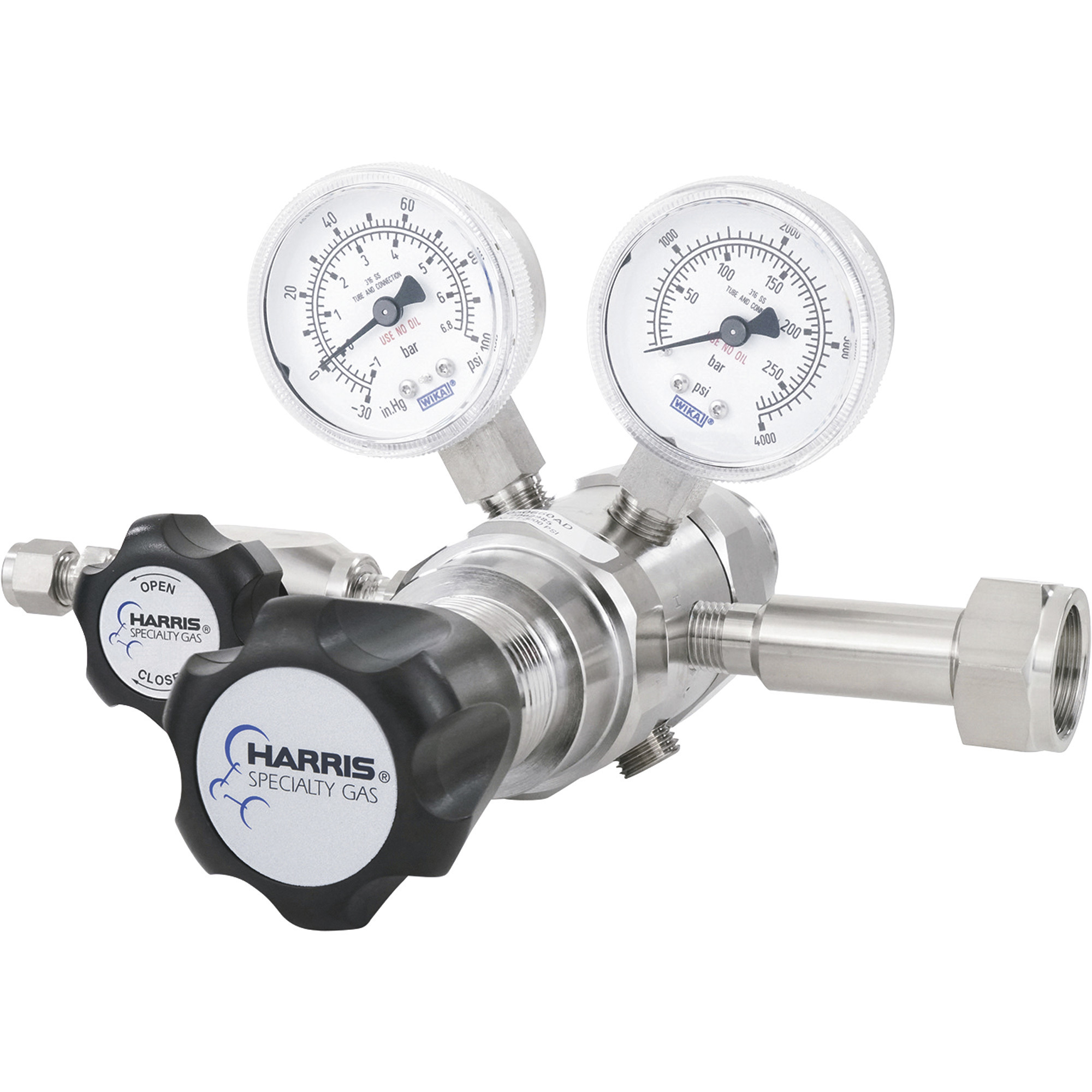 Harris Corrosive Gases Specialty Gas Lab Regulator, CGA 660, Two-Stage ...