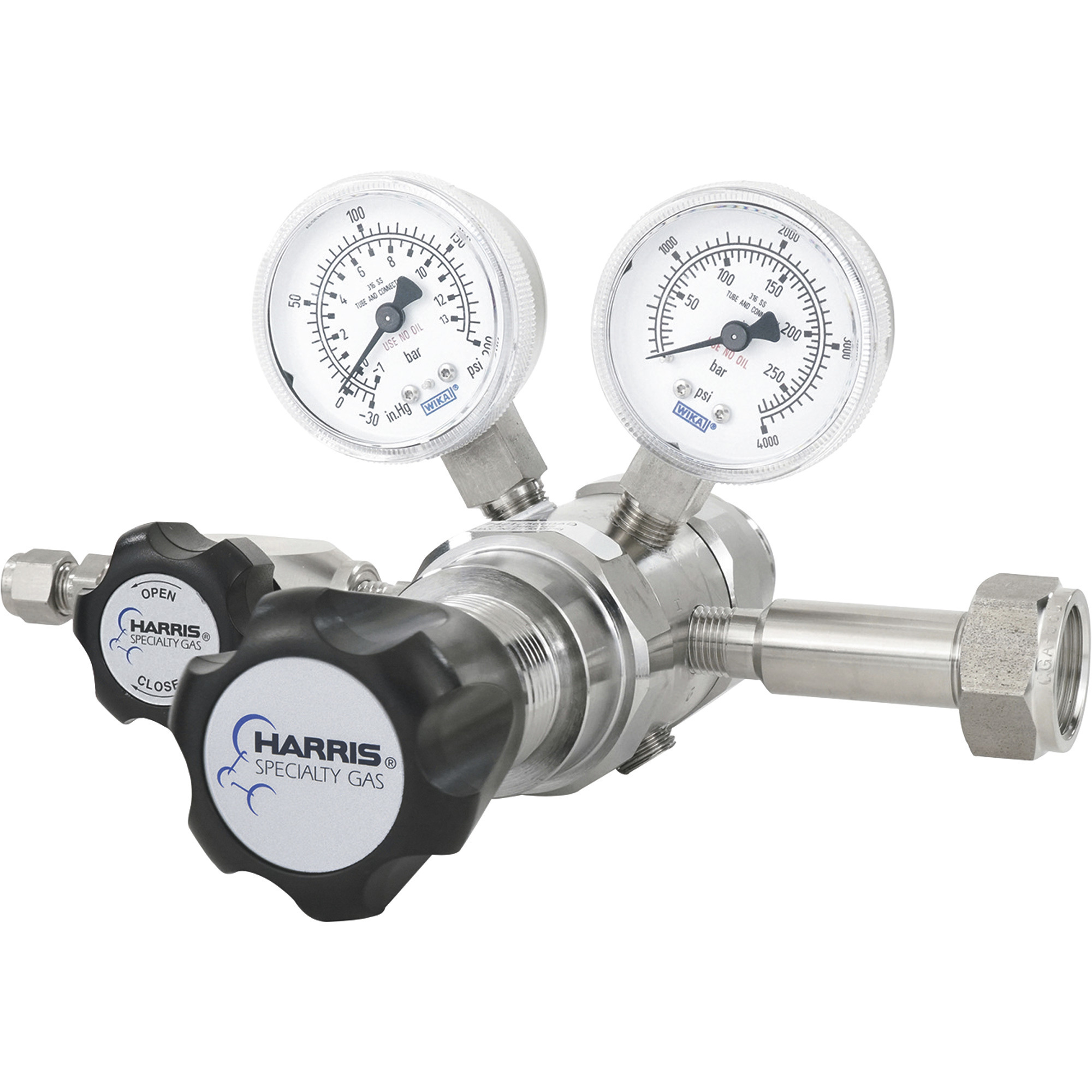 Harris Corrosive Gases Specialty Gas Lab Regulator, CGA 660, Two-Stage ...