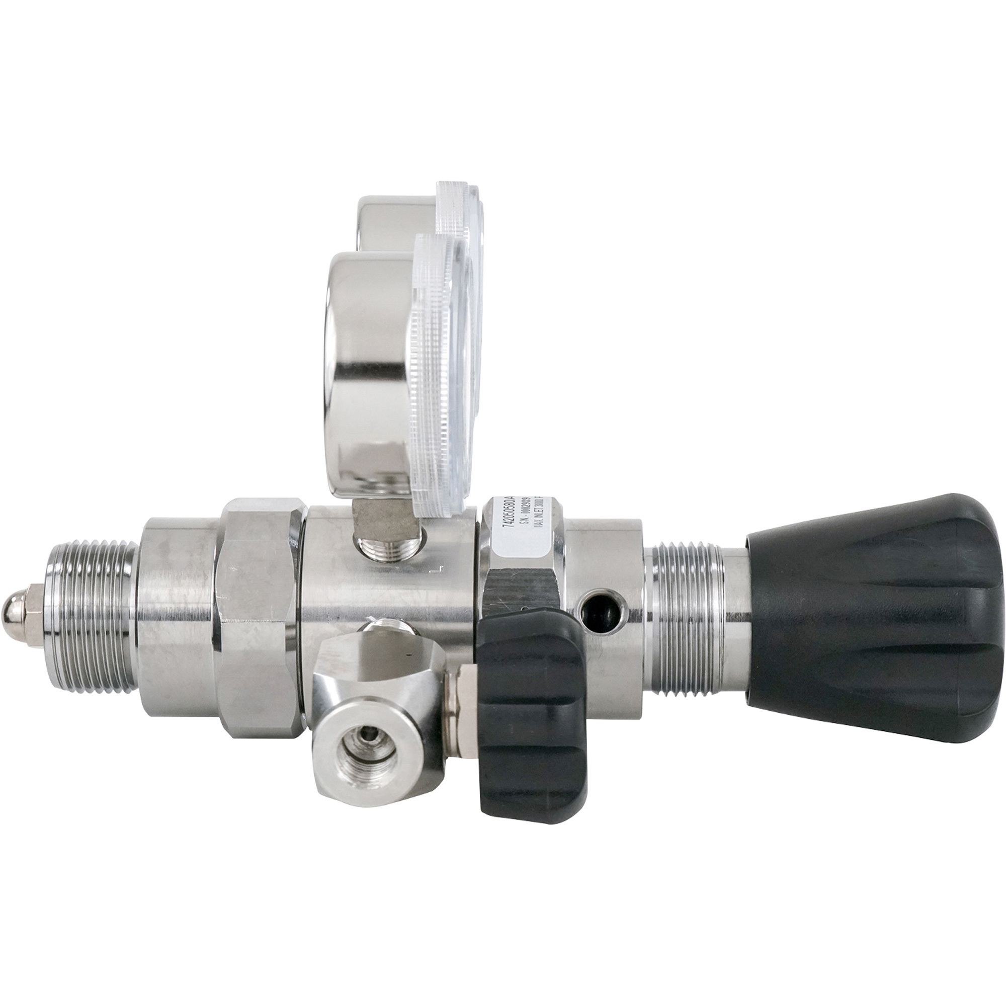 Harris Argon, Helium, Nitrogen Specialty Gas Lab Regulator, CGA 580 ...