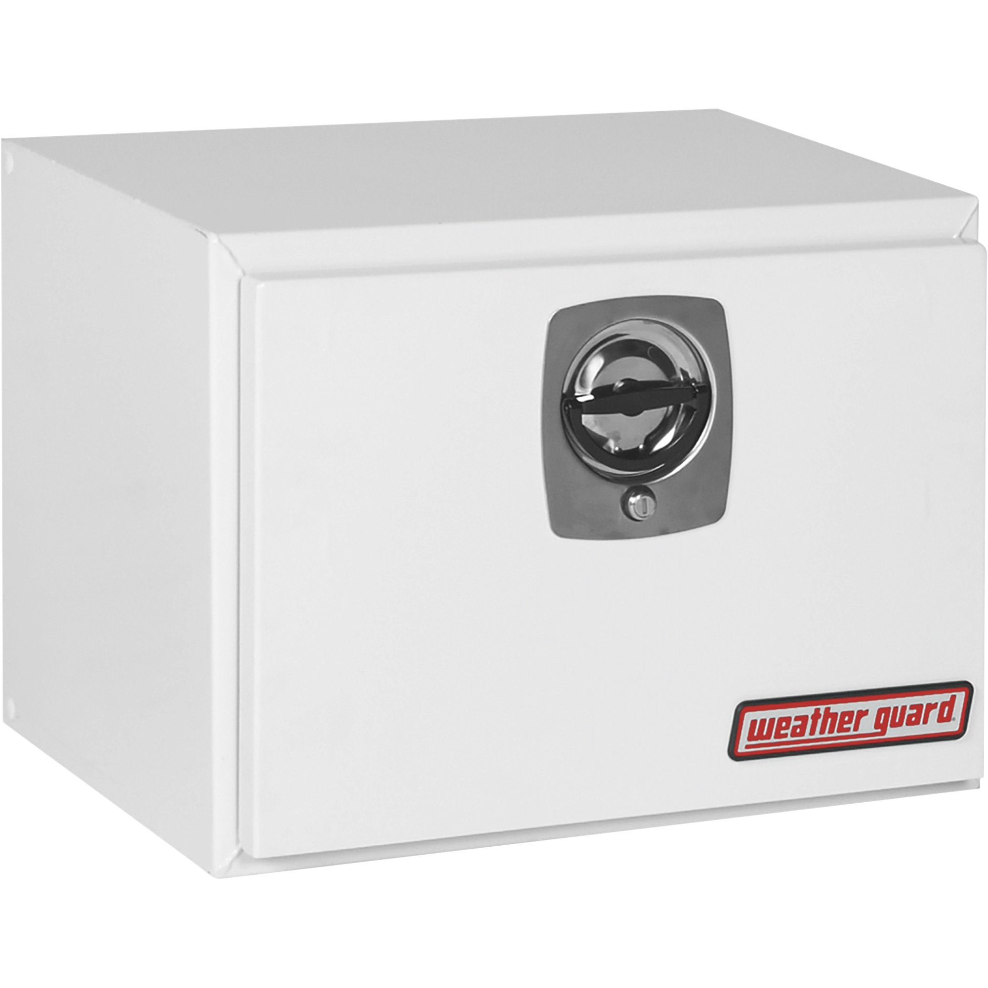 Weather Guard Underbed Truck Tool Box — Steel, Brite White, 24.13in.L x ...