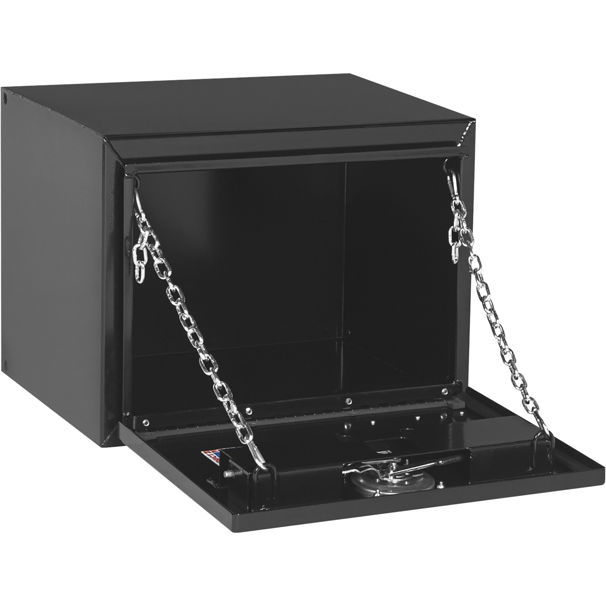 Weather Guard Underbody Truck Tool Box, Steel, Gloss Black, 24.13in.L x ...