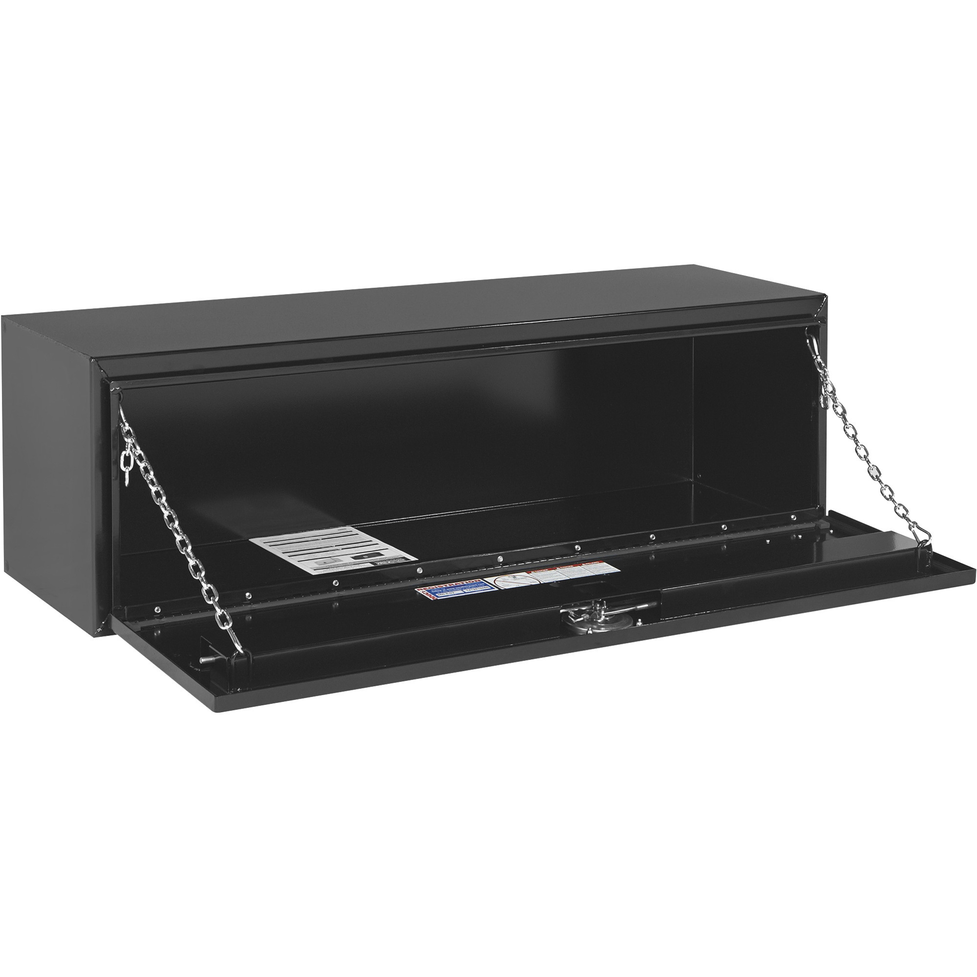 Weather Guard Underbody Truck Tool Box, Steel, Gloss Black, 60.13in.L x ...