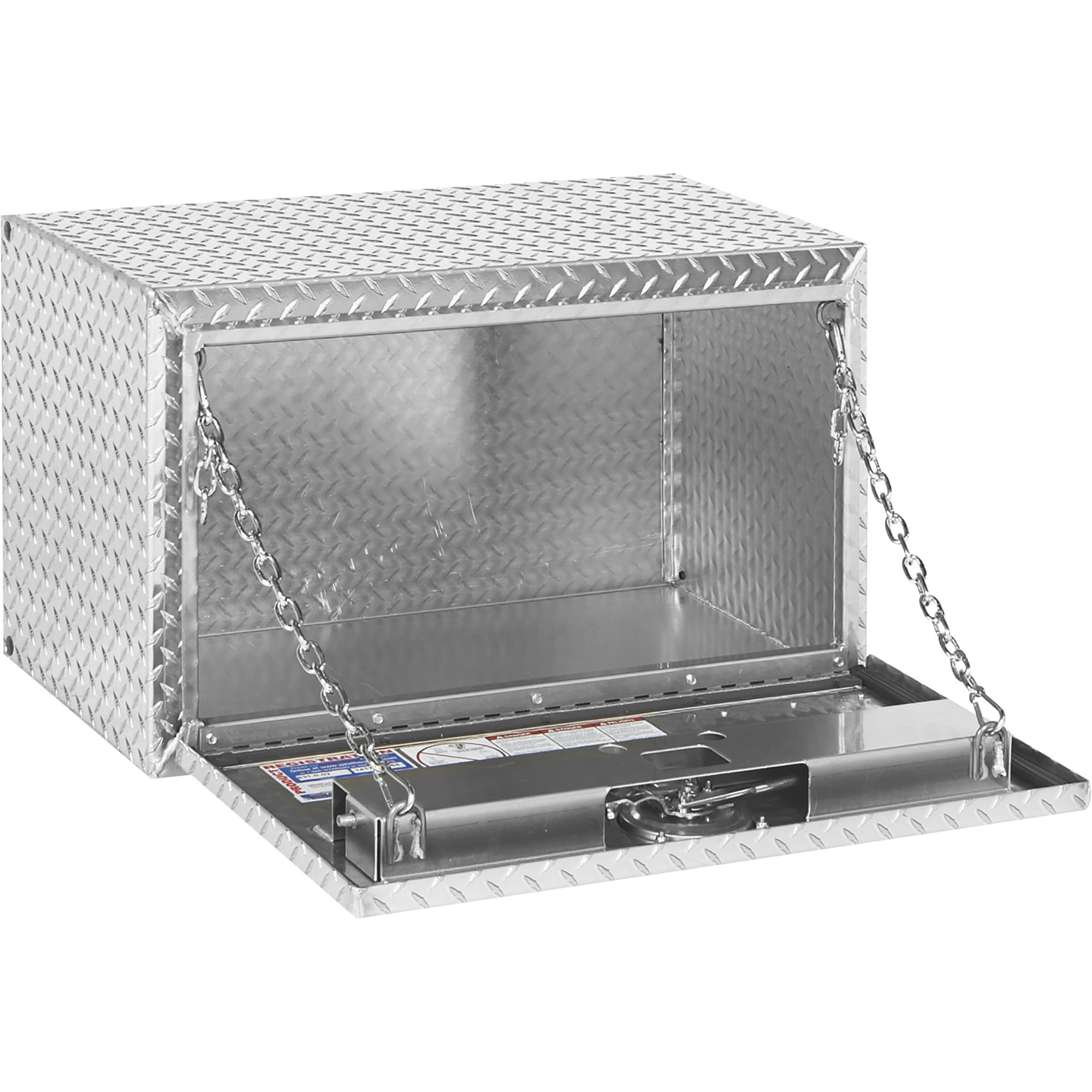 Weather Guard Underbody Truck Tool Box, Aluminum, Diamond Plate, 30 ...