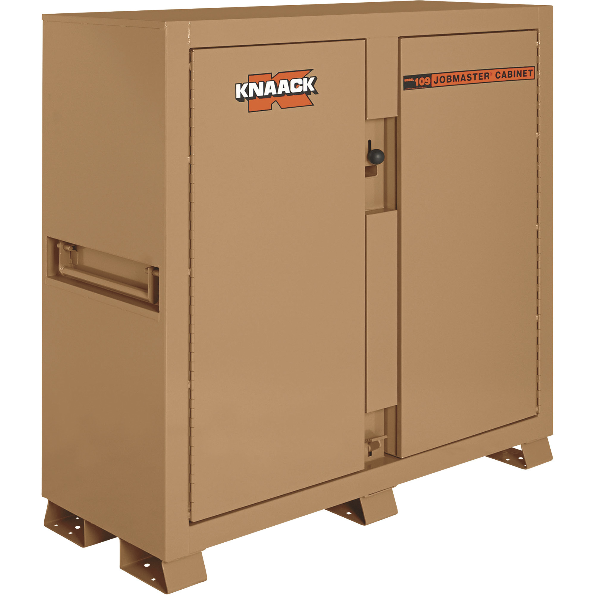 KNAACK Jobmaster Cabinet, Tan, 47 1/2 Cu. Ft., 60in.W x 24in.D x 60in.H ...