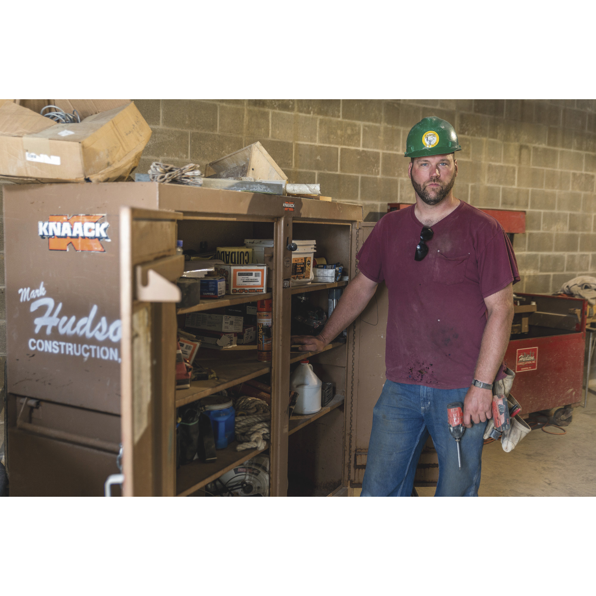 KNAACK Jobmaster Cabinet, Tan, 47 1/2 Cu. Ft., 60in.W x 24in.D x 60in.H ...