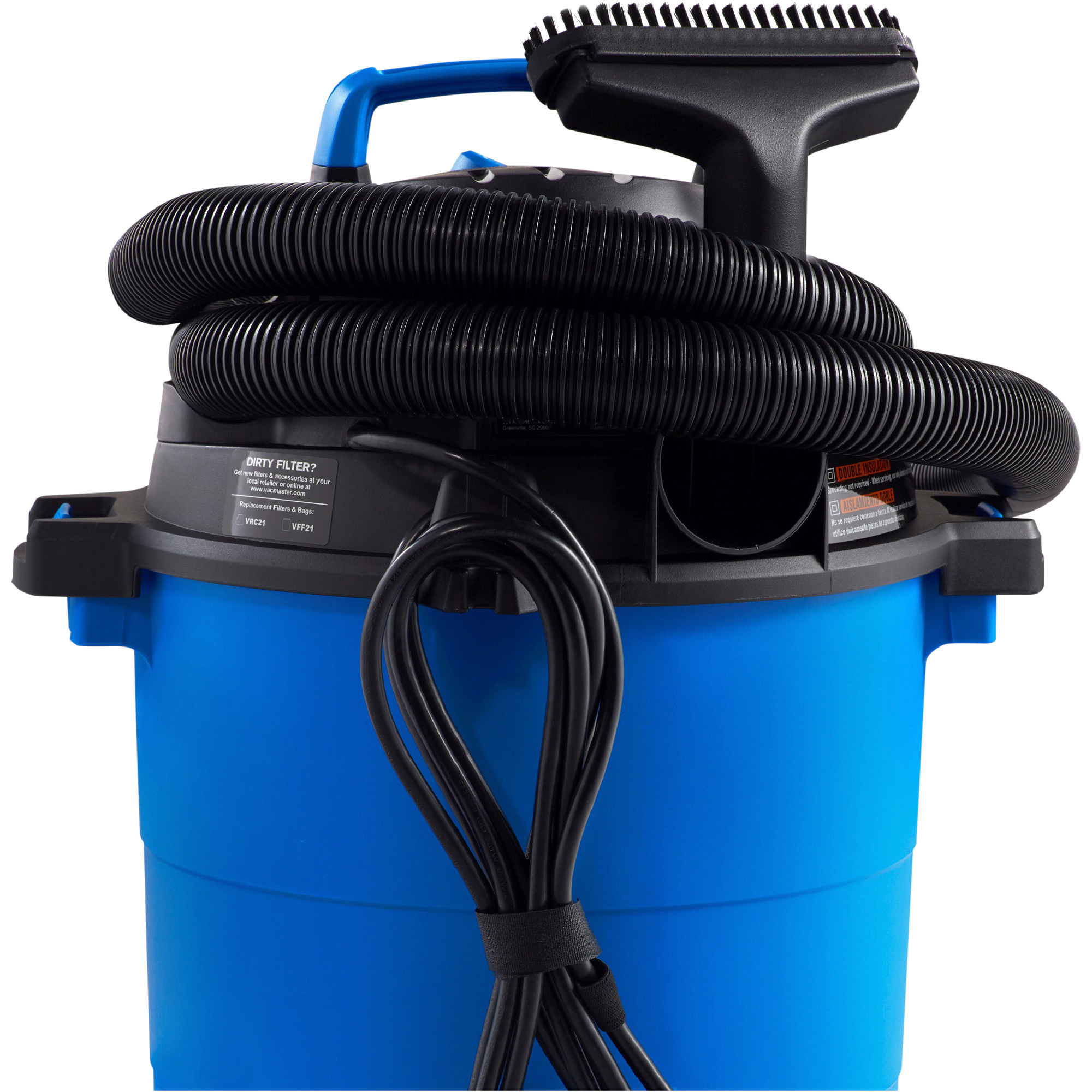 Vacmaster® 2-In-1 Wet/Dry Vacuum/Blower, 65 CFM, 5-Gallon, 3 Peak HP ...