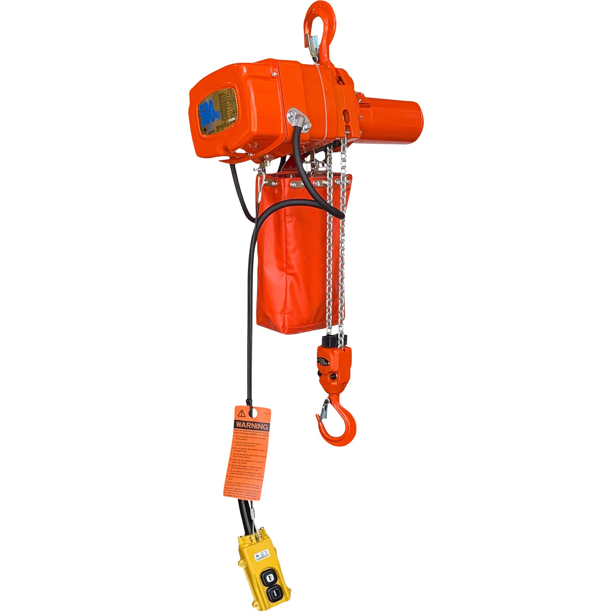 Elephant Alpha SB Series Electric Chain Hoist — 1100-Lb. Capacity, 20ft ...
