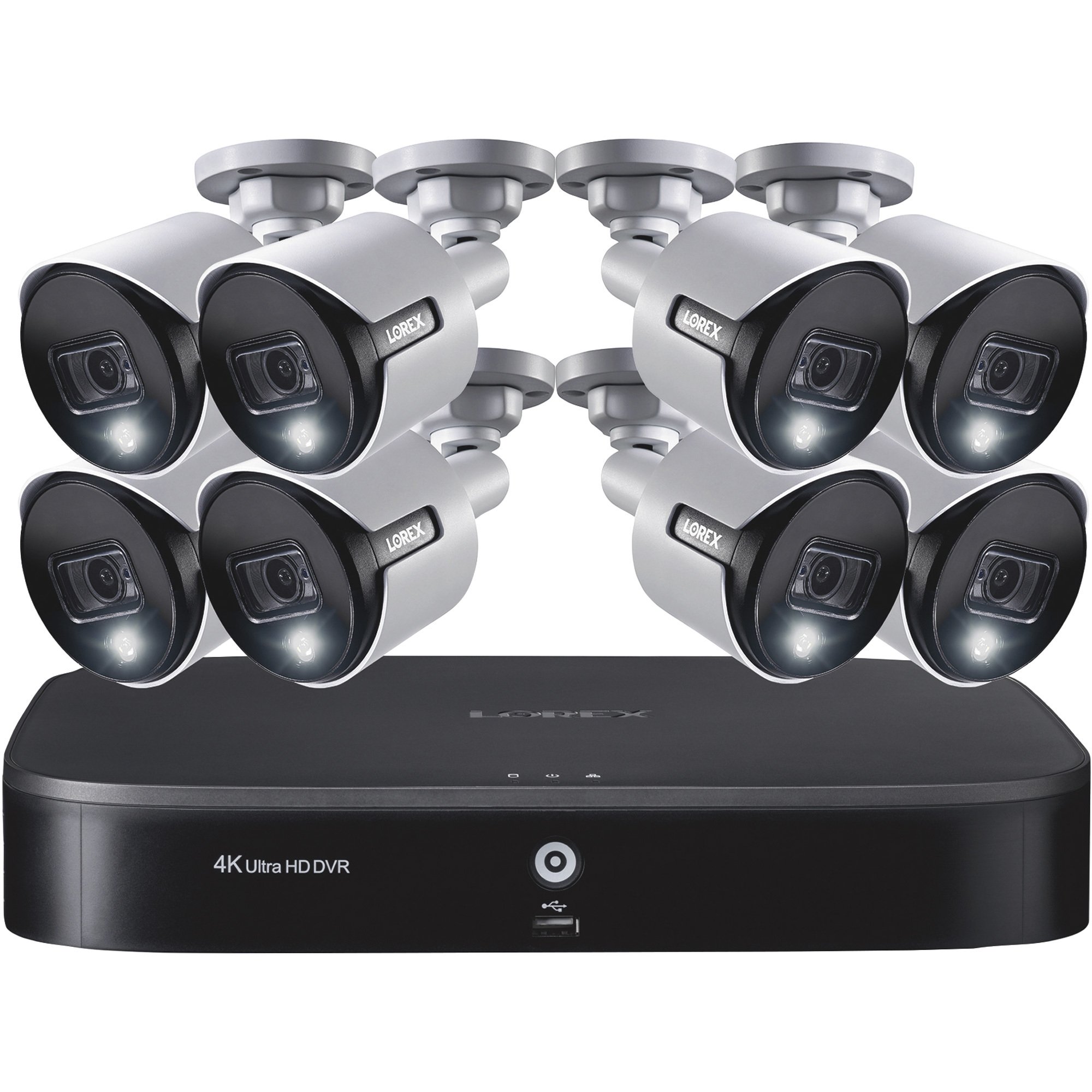 Lorex 4K DVR Security System with 2 TB Hard Drive — 16 Channels, 8 ...