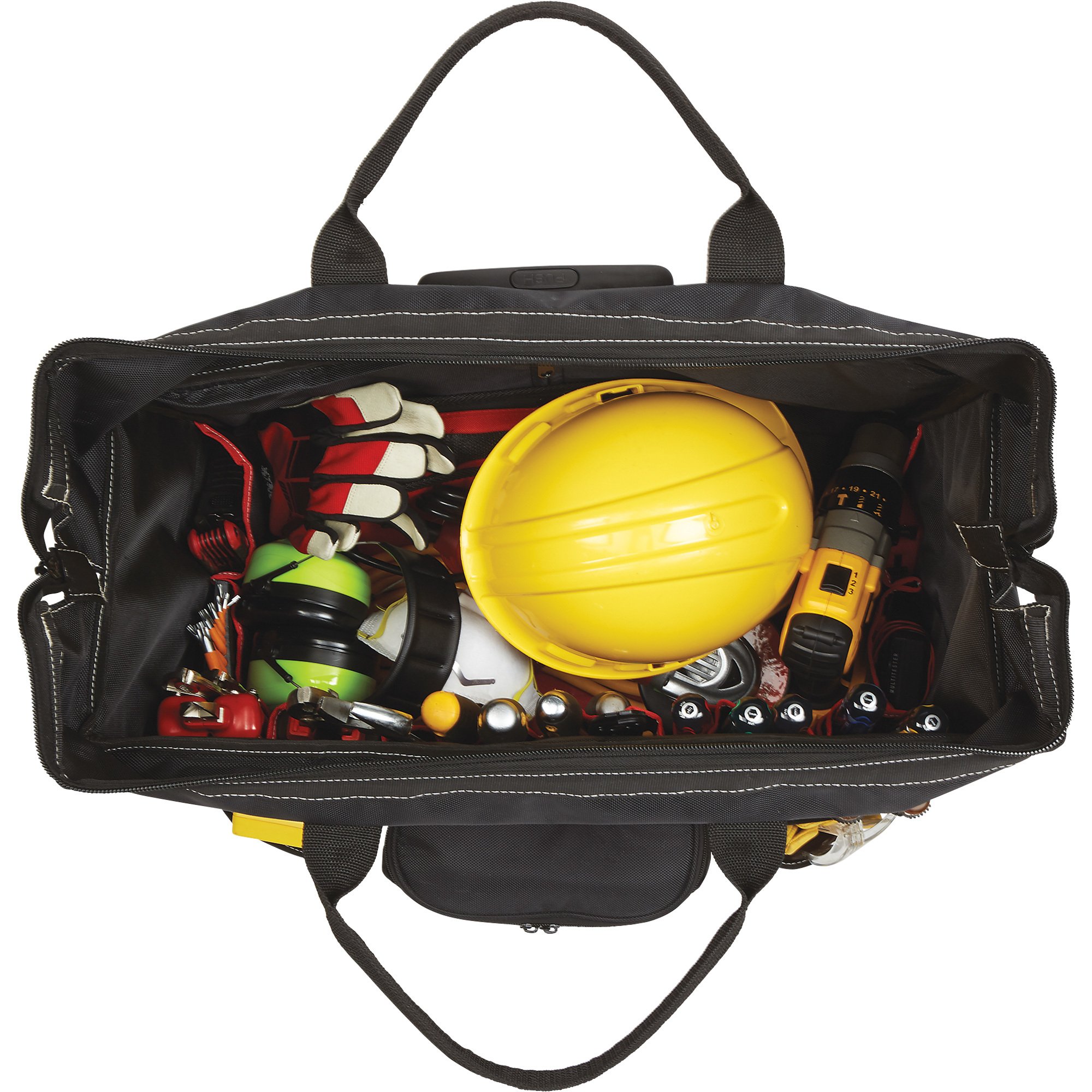 Ironton 22in. Tool Bag with Wheels — 22in.L x 12in.W x 14in.H ...