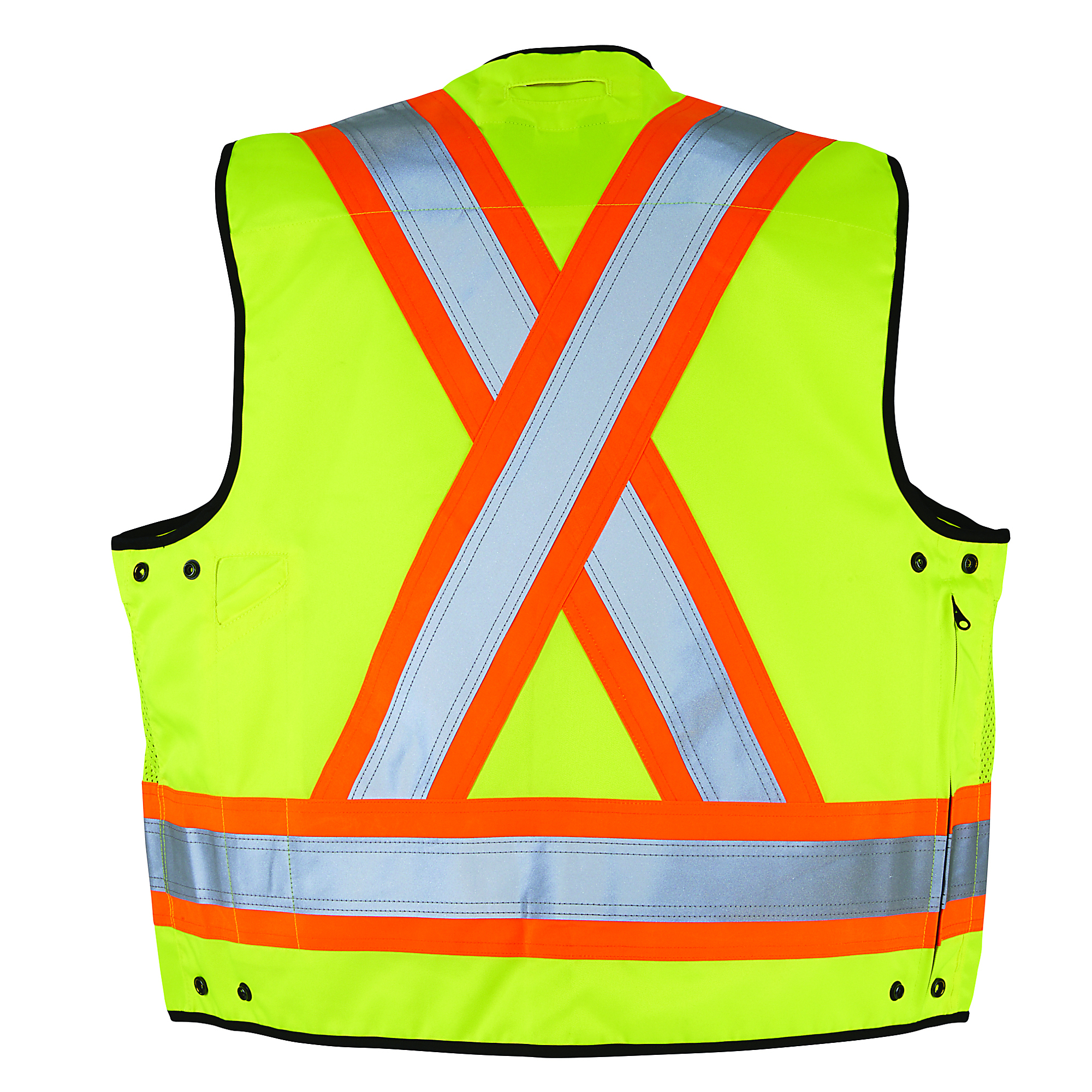 Gravel Gear Men's Class 2 High Visibility Surveyor-Style Safety Vest ...
