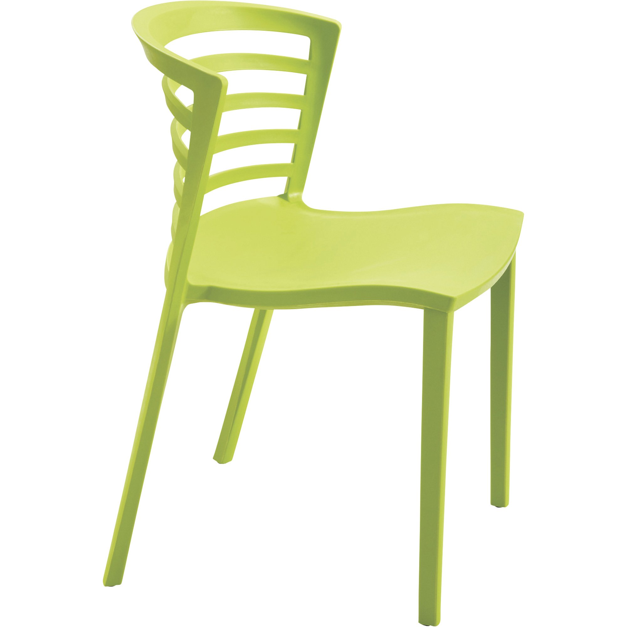 Safco Entourage Stack Chairs — Set of 4, Grass, Model# 4359GS ...