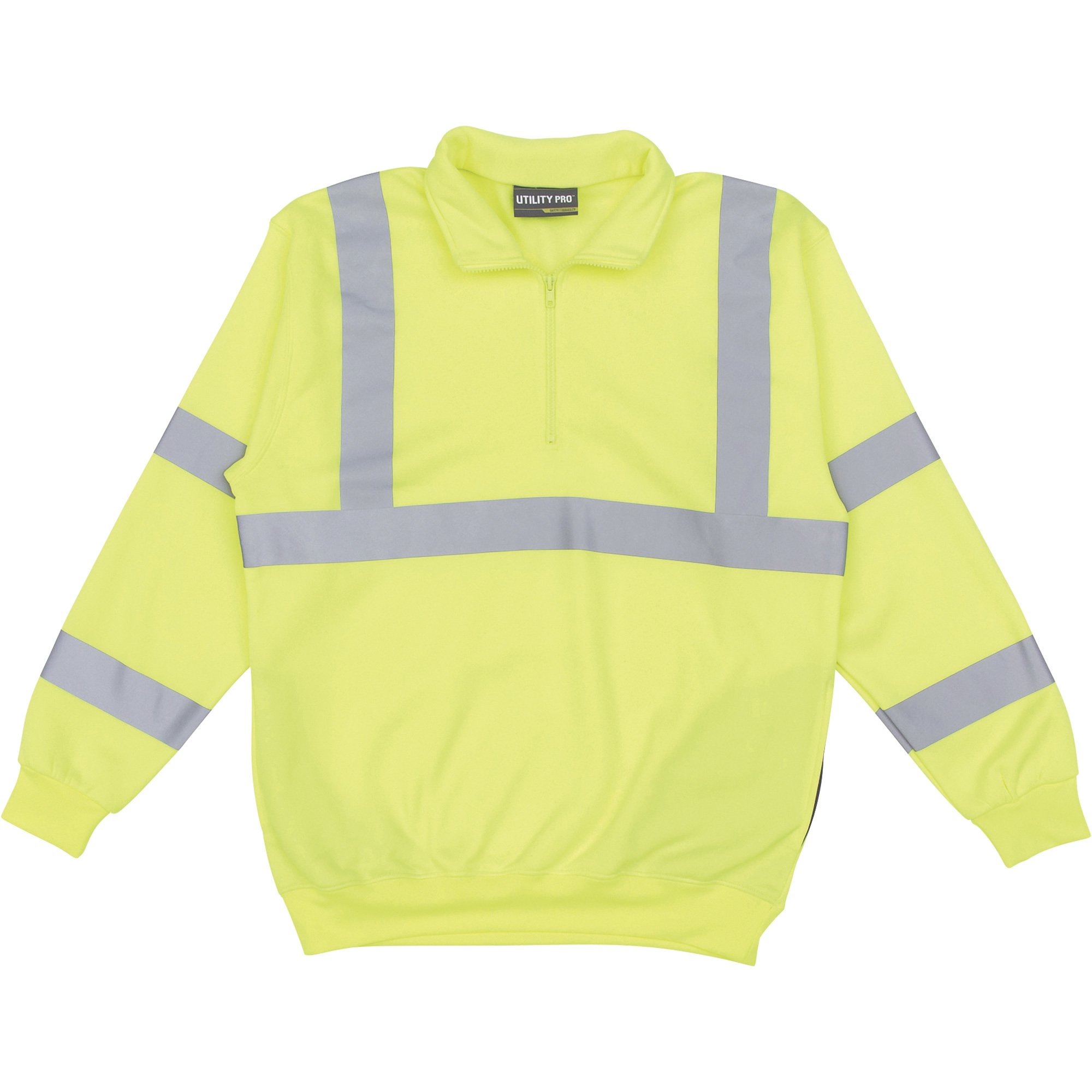 Utility Pro Men's Class 3 High Visibility 1/4-Zip Softshell Jacket ...
