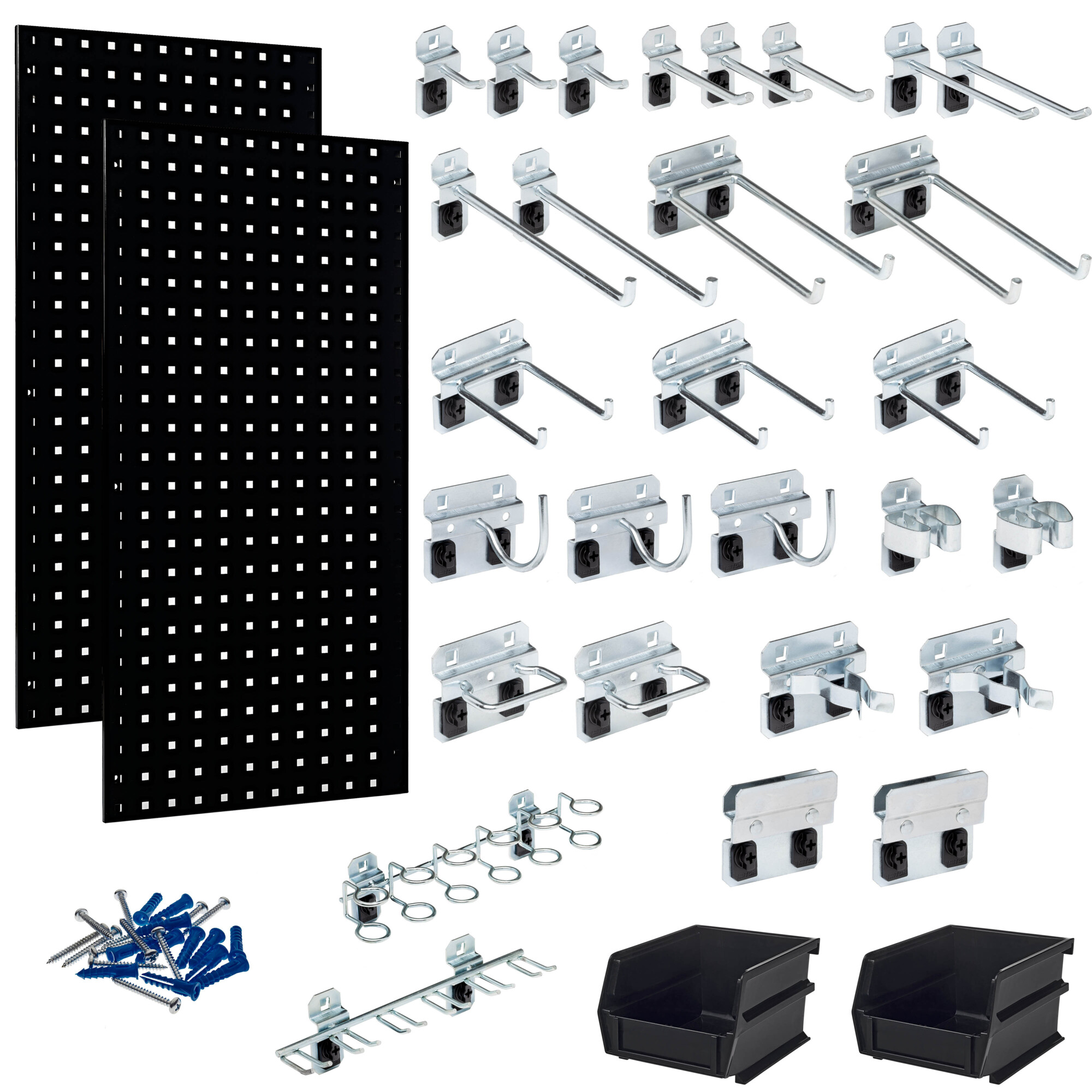 Triton LocBoard Kit, Pair of 18in. x 36in. Pegboards, Black, Model ...