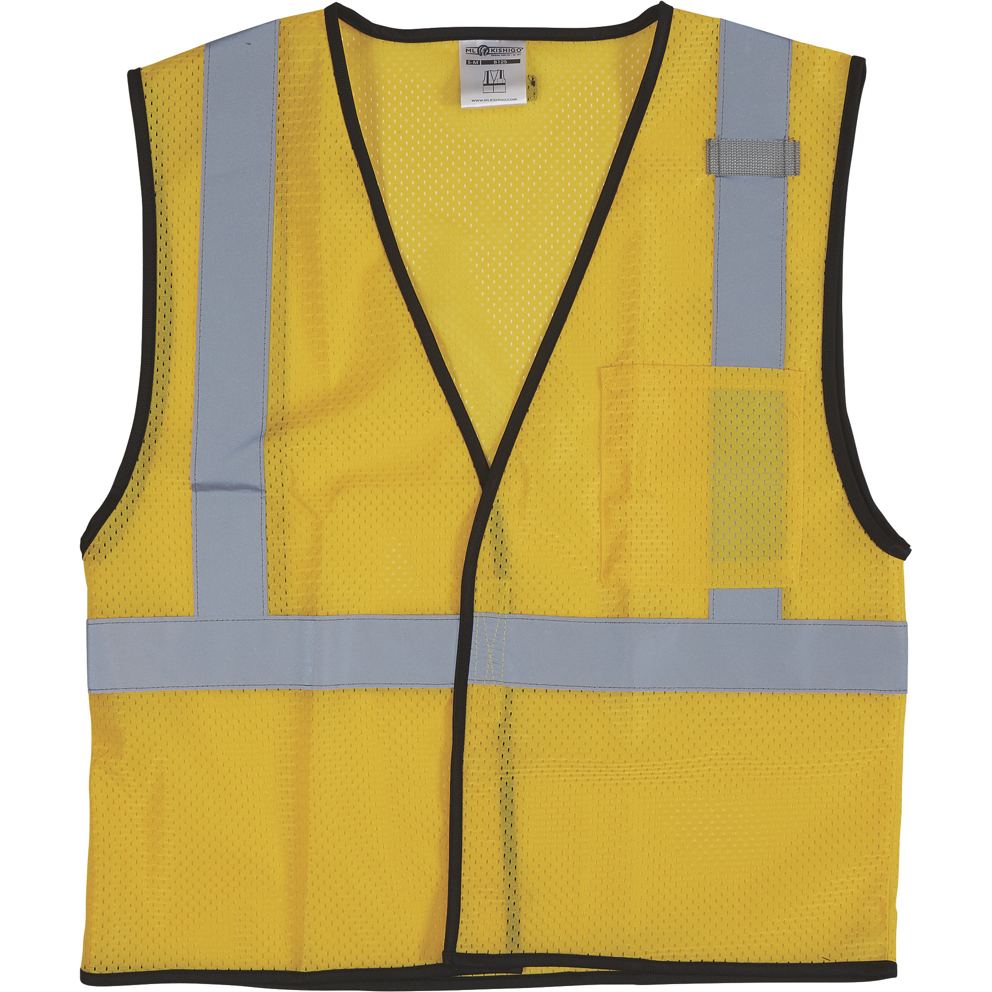 Kishigo Men's Enhanced Visibility Economy Mesh Vest, Yellow, 4XL/5XL ...