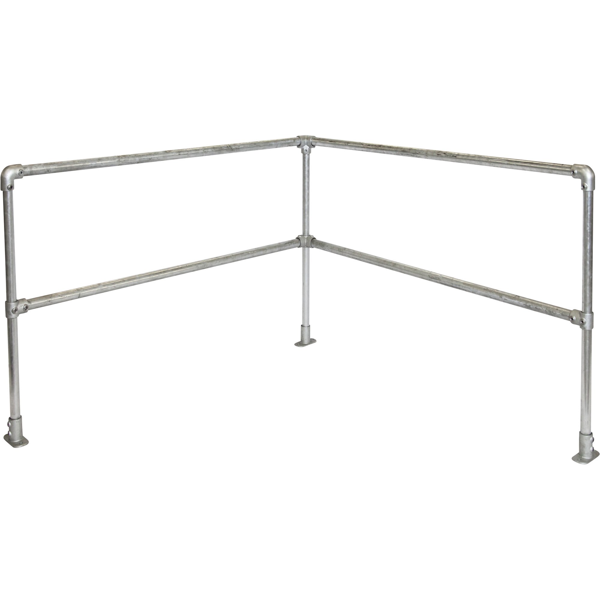 Safety Rail Company Accu-Fit Express Rail Kit — Corner, 6ft. x 6ft ...