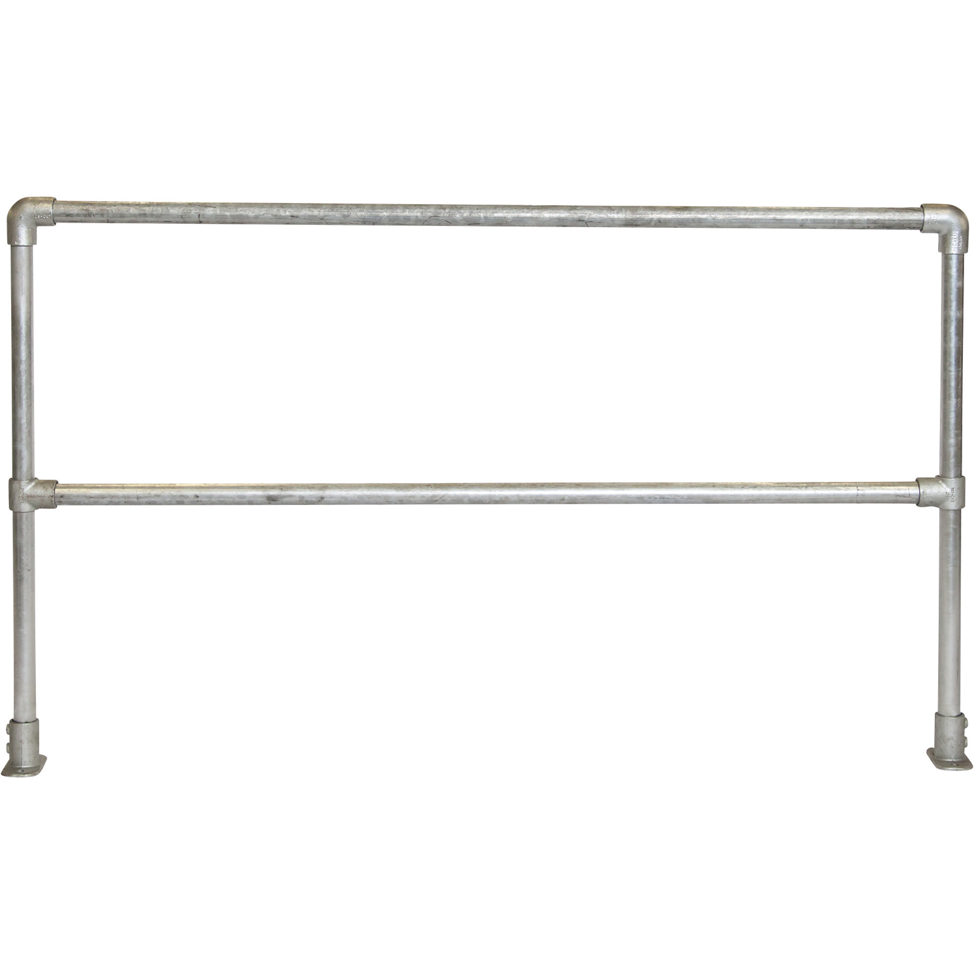 Safety Rail Company Accu-Fit Express Rail Kit, Straight, Galvanized ...