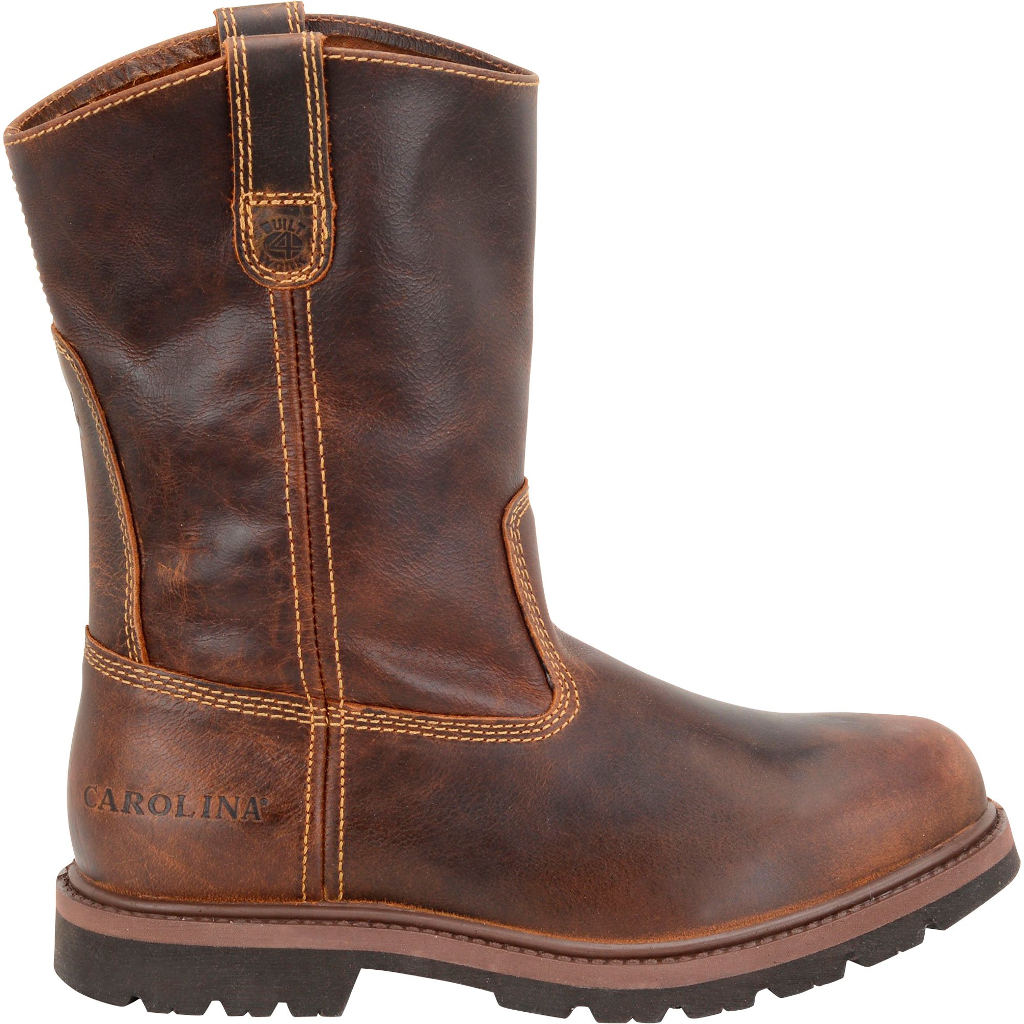 Carolina Men's 10in. Steel Toe Ranch Wellington Work Boots - Tan, Size ...