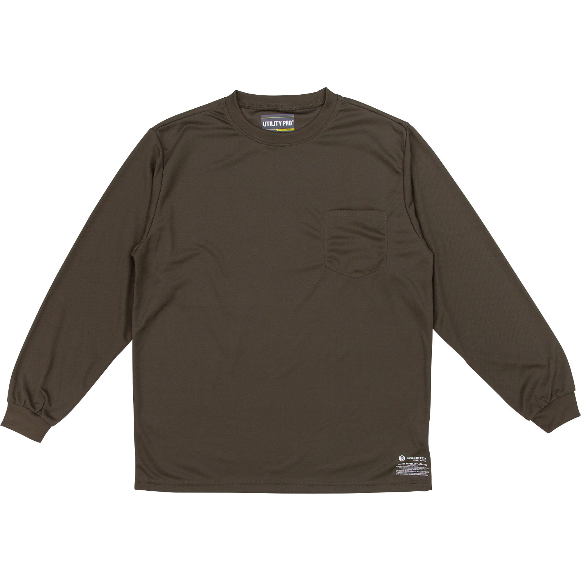 Utility Pro Men's Long Sleeve T-Shirt with Perimeter Guard — Olive ...