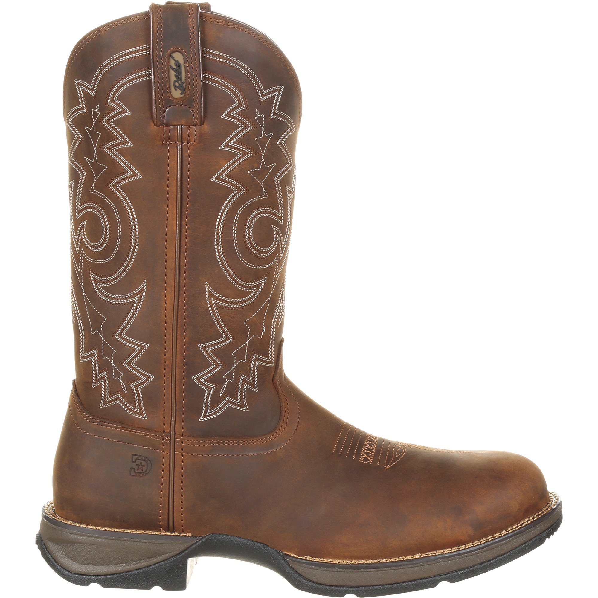 Durango Men's Rebel 12in. Waterproof Steel Toe Western Work Boots ...