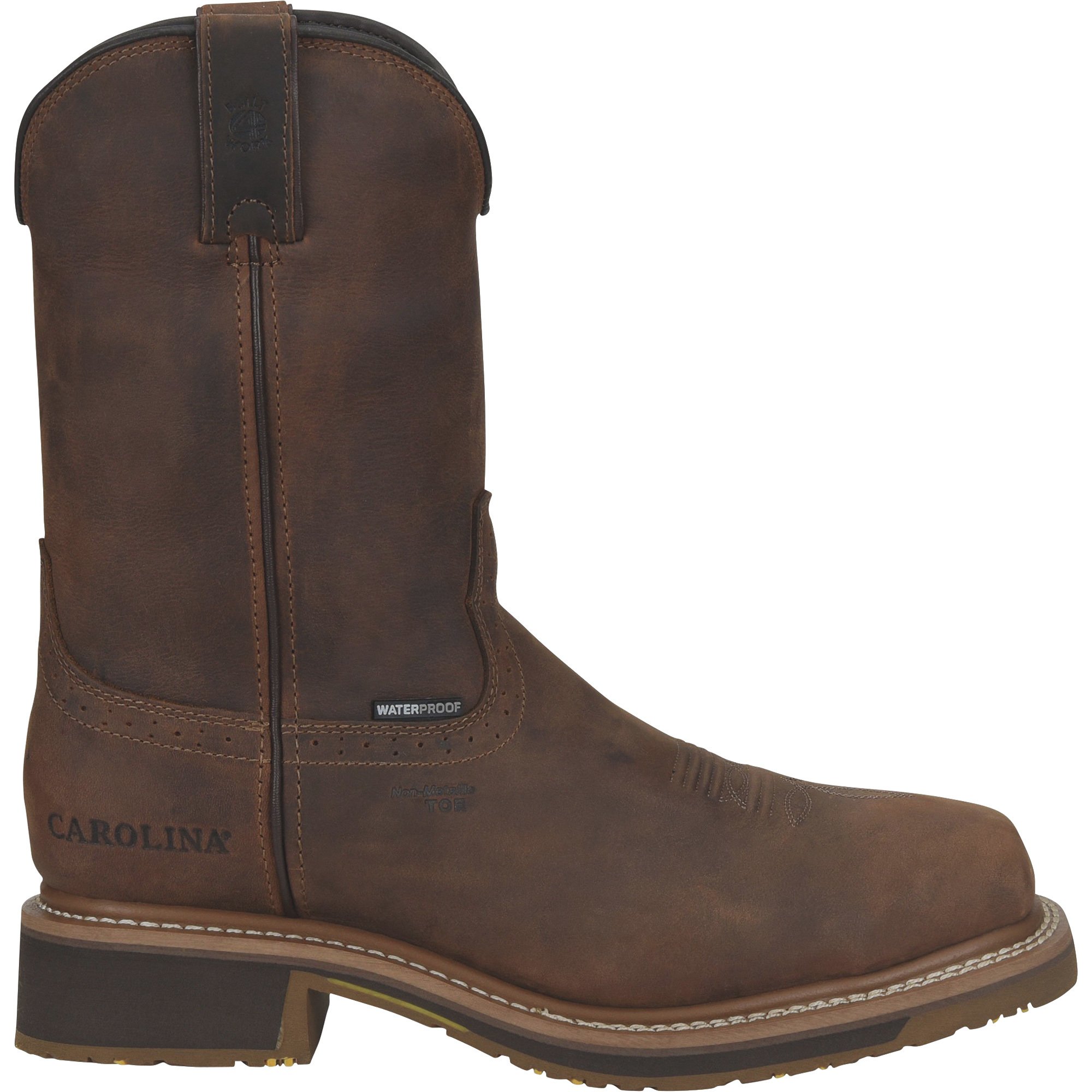 Carolina Men's 10in. Waterproof Composite Square Toe Roper Boots ...